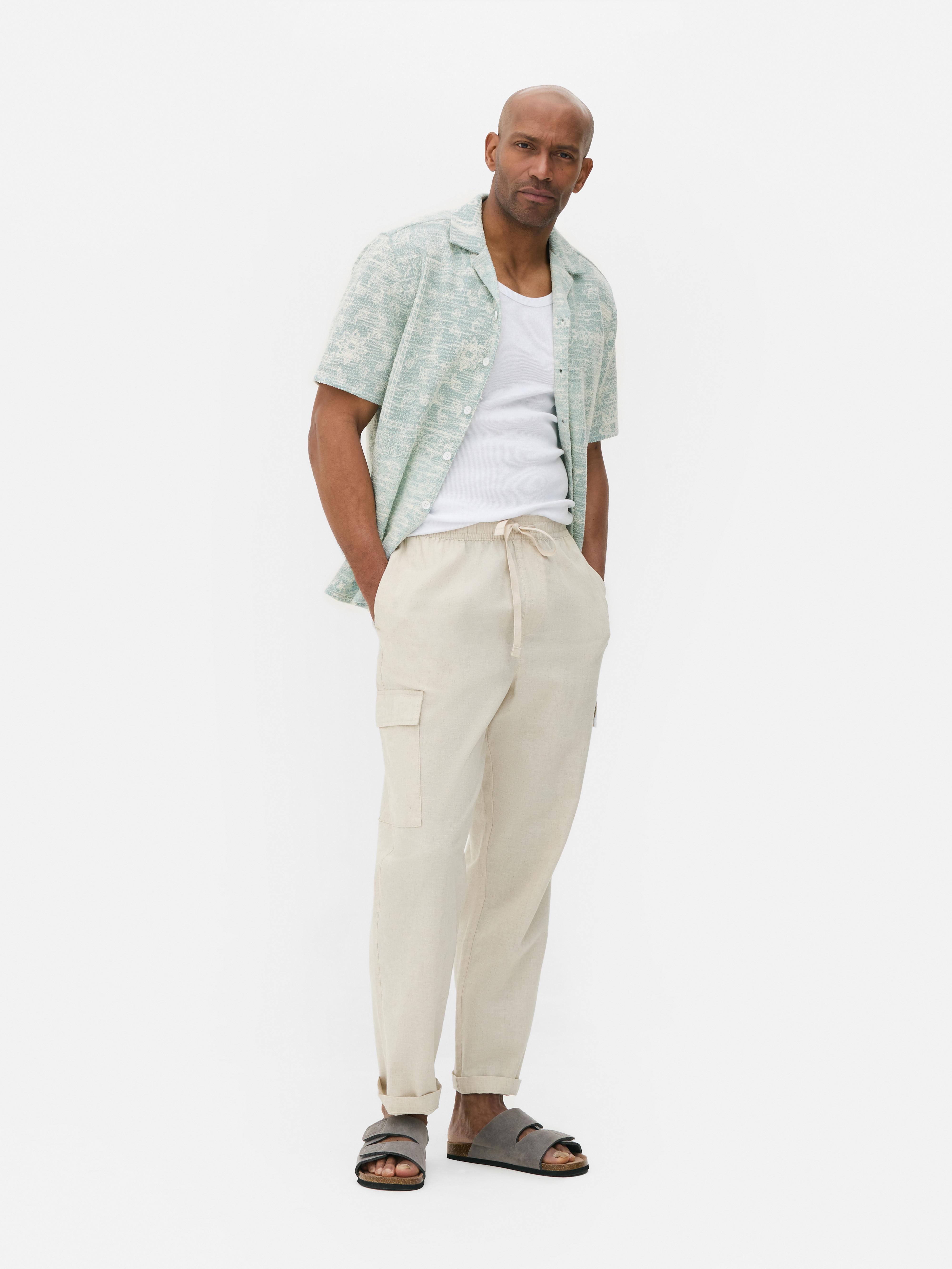 Chemise boutonnée à motif bandana - Bleu clair - Homme | Primark