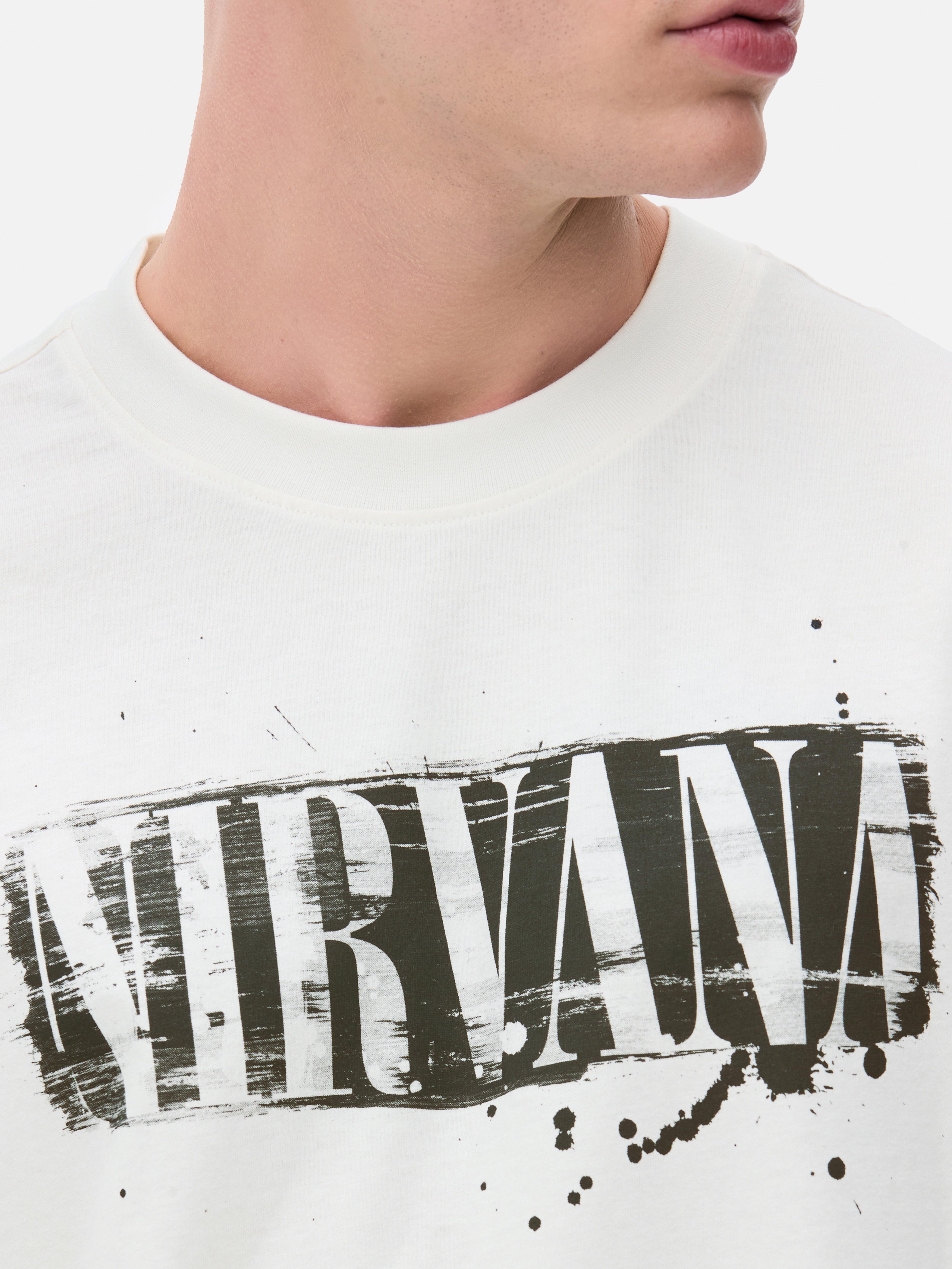 Women's Ecru Nirvana Logo Graphic T-Shirt | Penneys