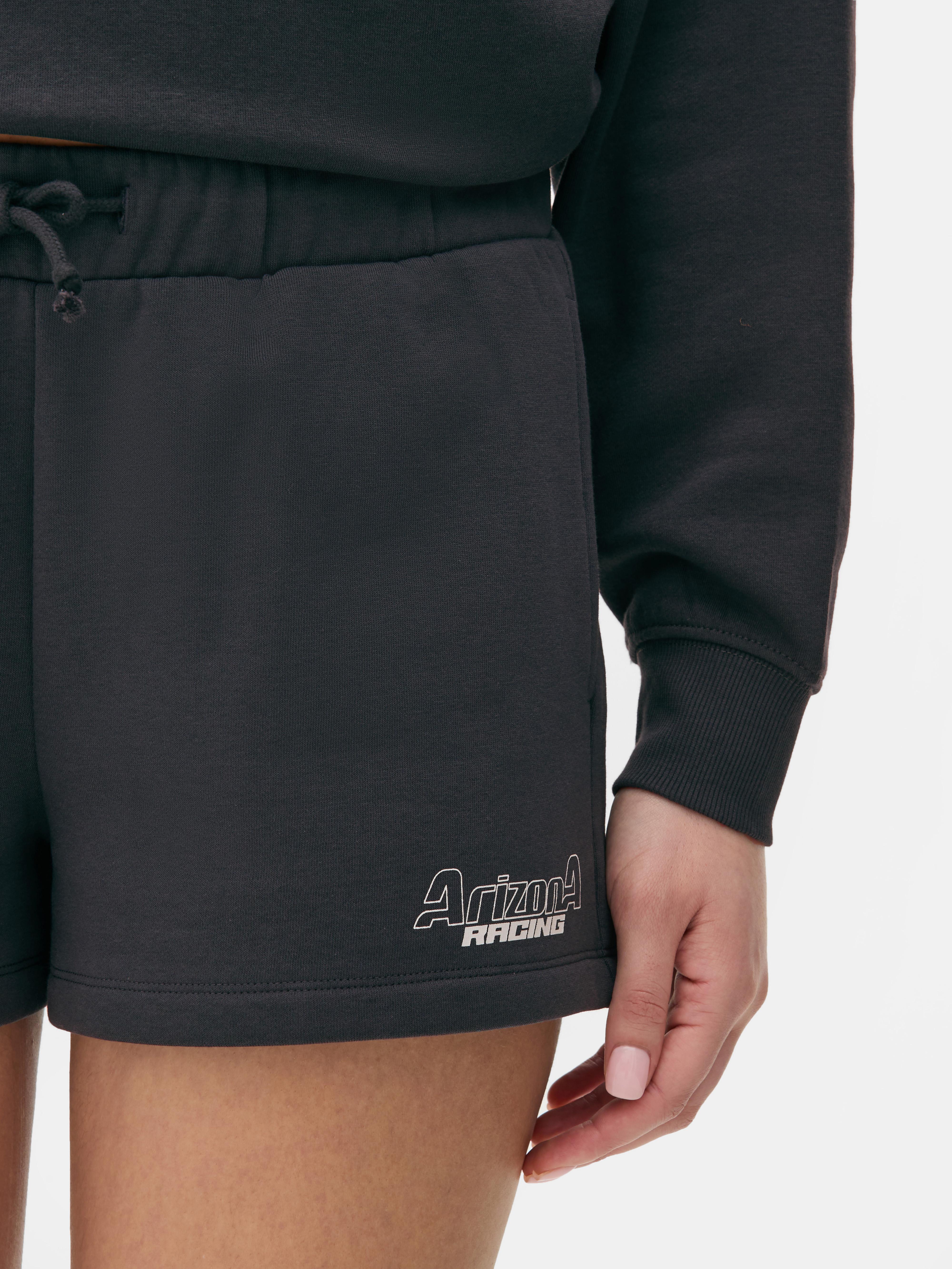 Women's Charcoal Drawstring Sports Shorts | Primark