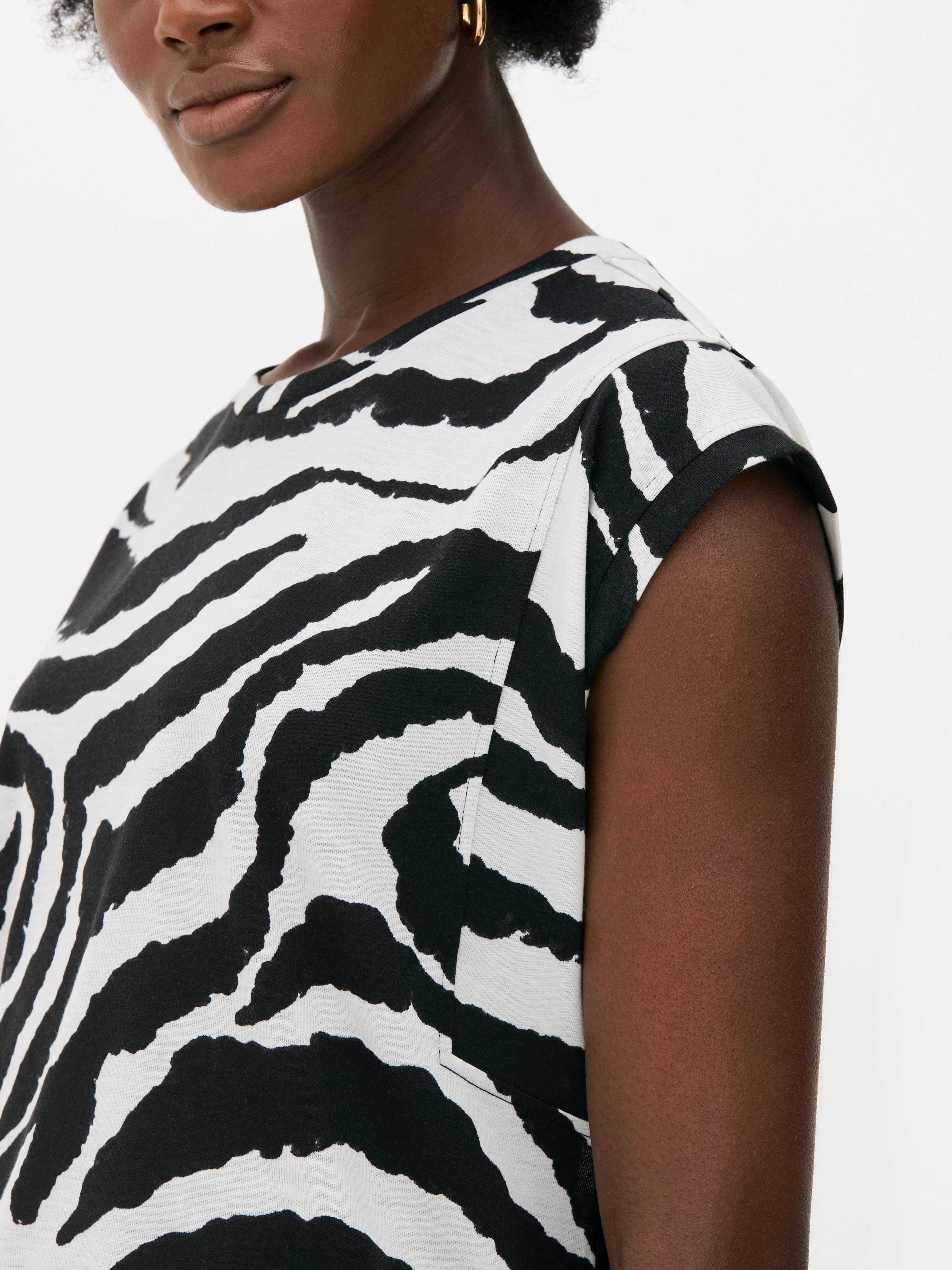 Womens Black White Seam Detail Short Sleeve Top Penneys