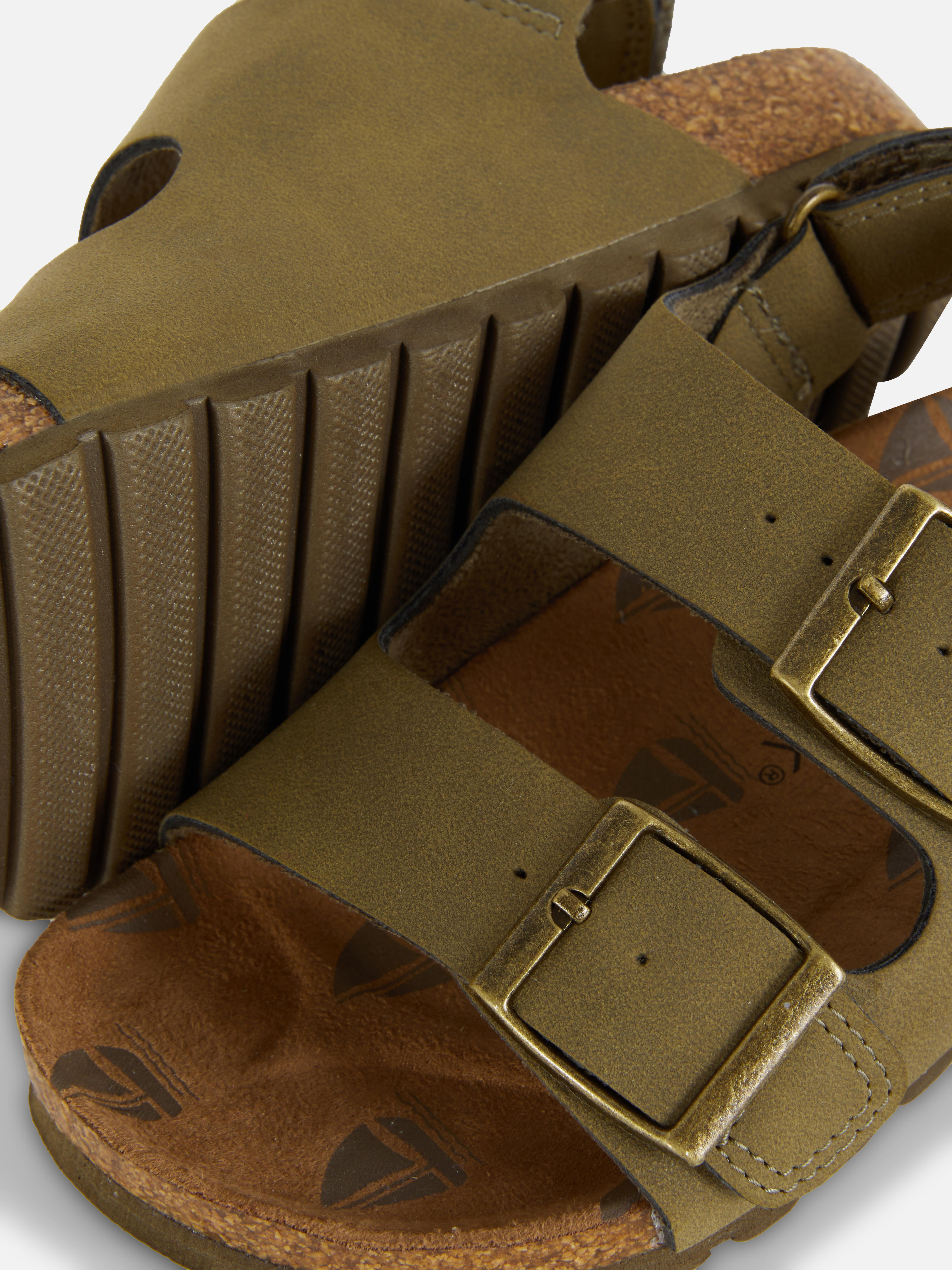 Boys Khaki Retro Footbed Sandals | Penneys