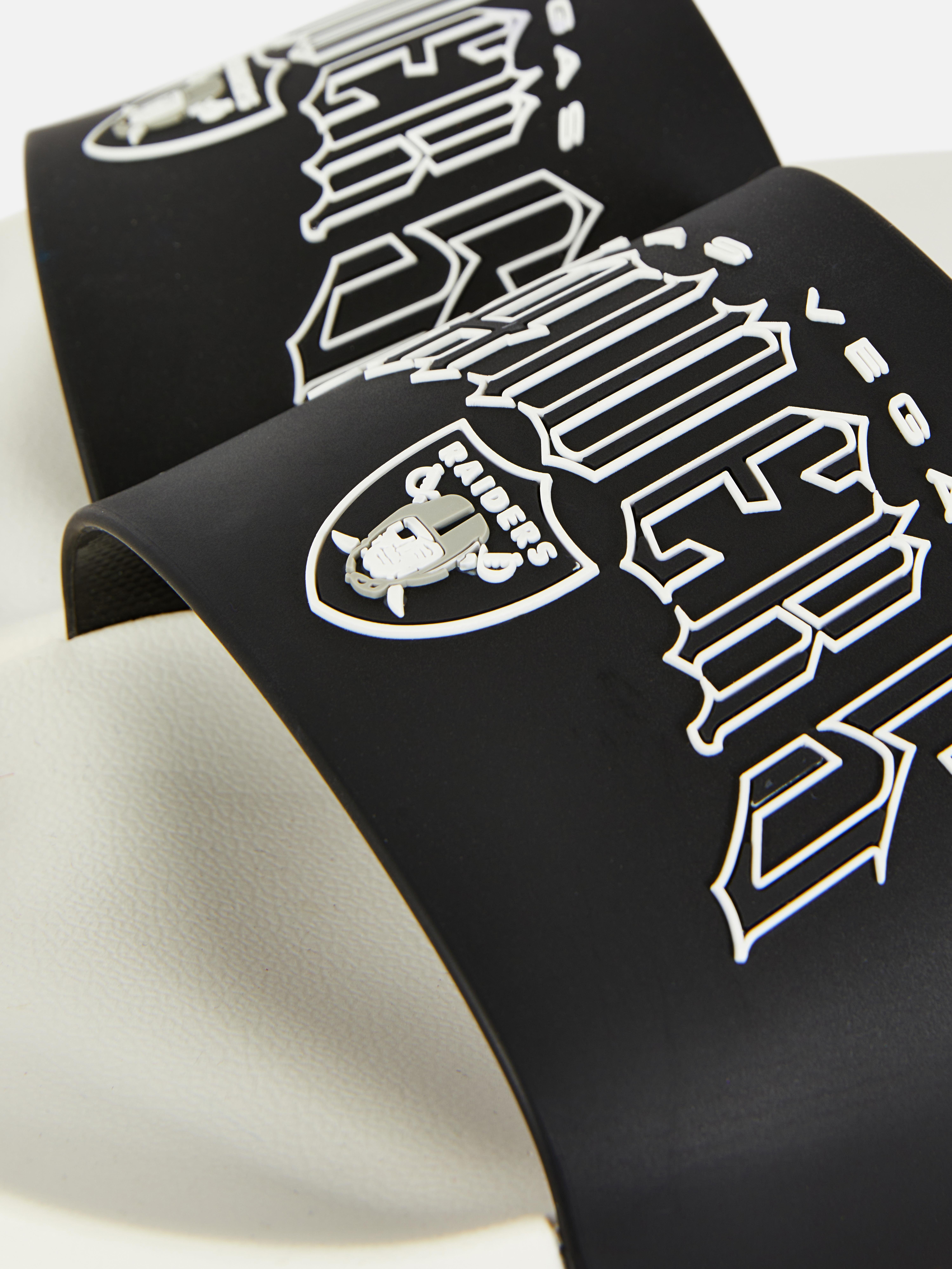 Men's White NFL Las Vegas Raiders Pool Slides | Penneys