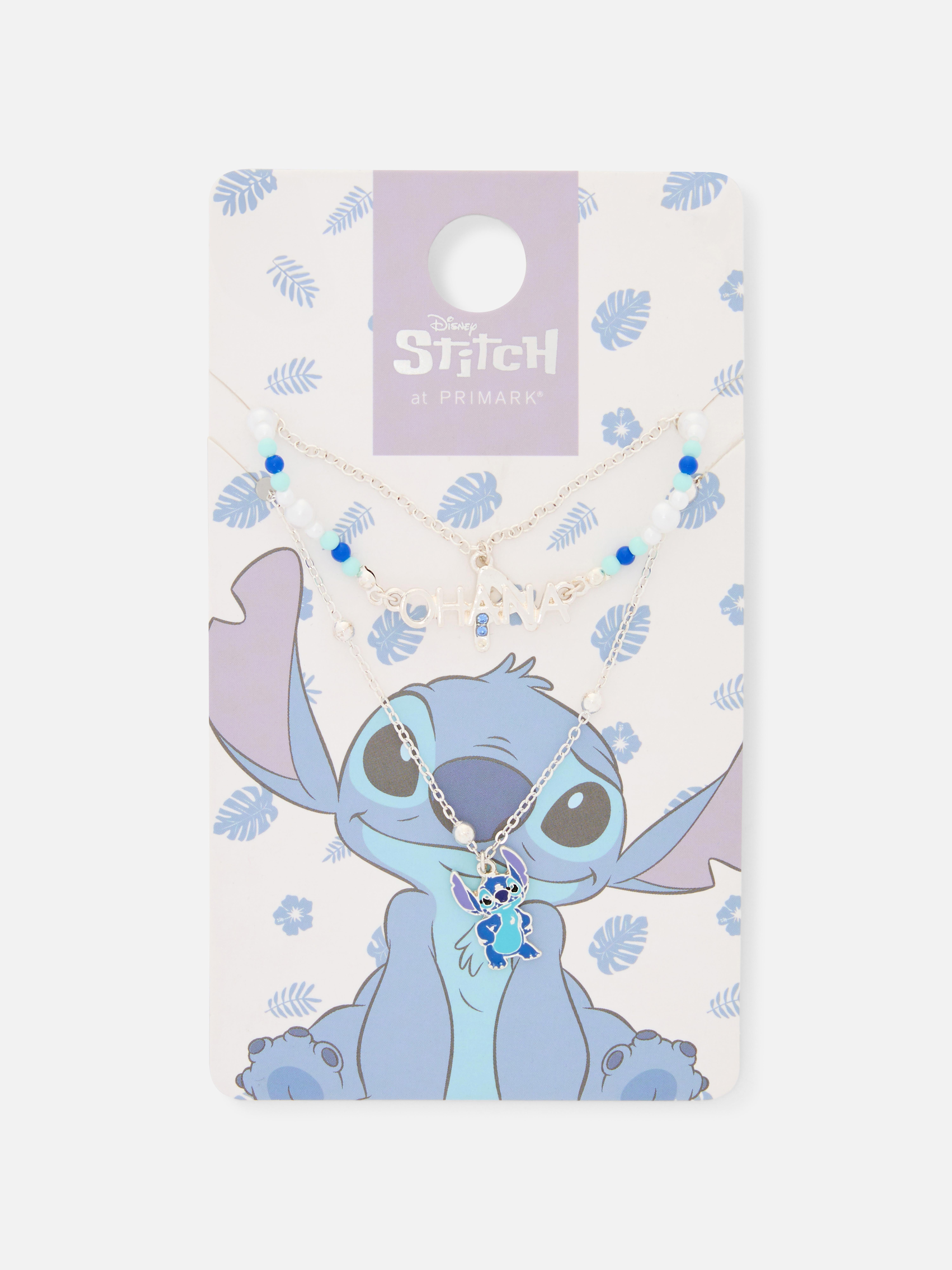 „Disney Stitch“ Halskette mit Initiale - Blau - Damen | Primark
