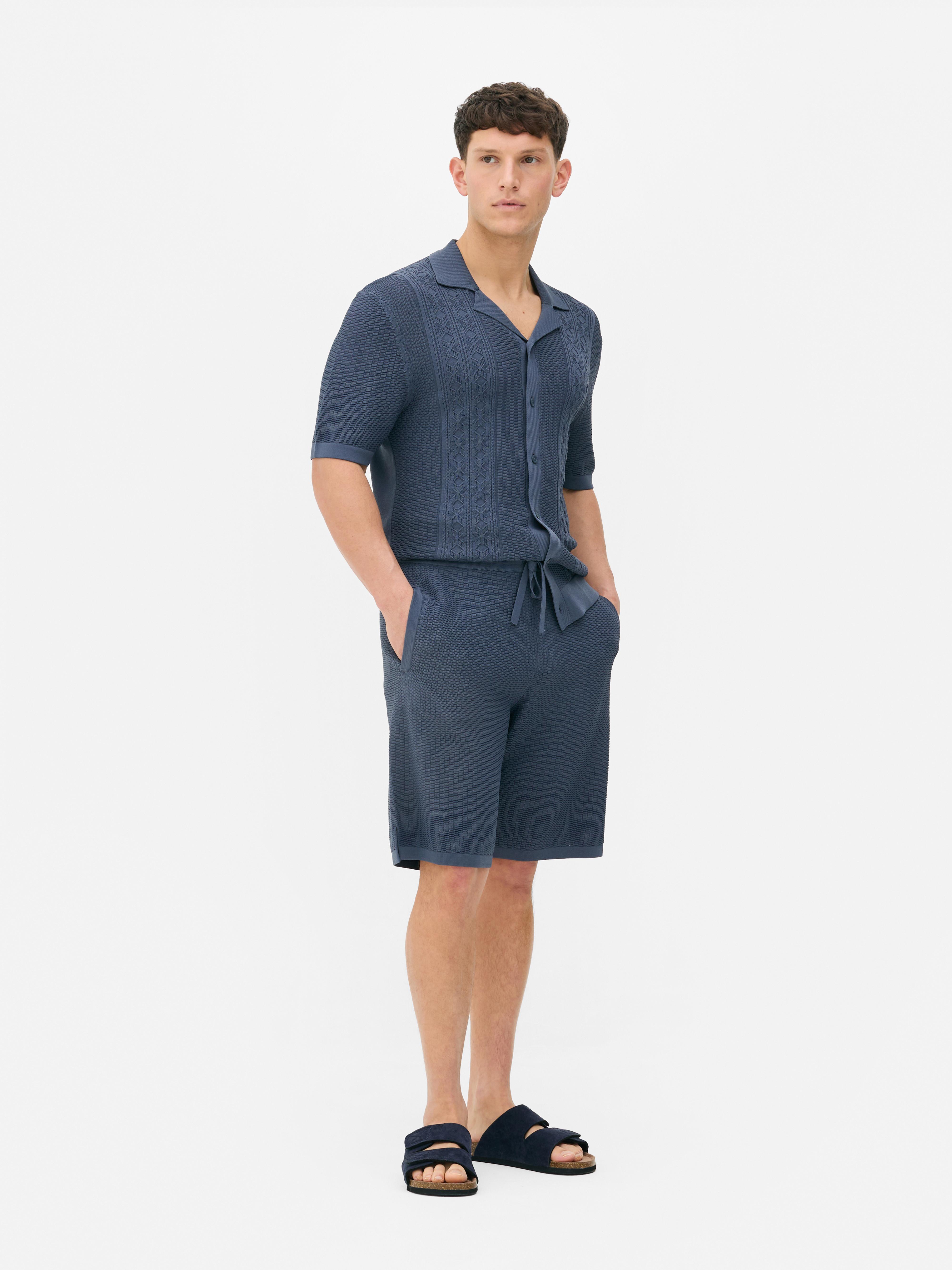 Pantaloncini in maglia con coulisse Kem - Blu - Uomo | Primark