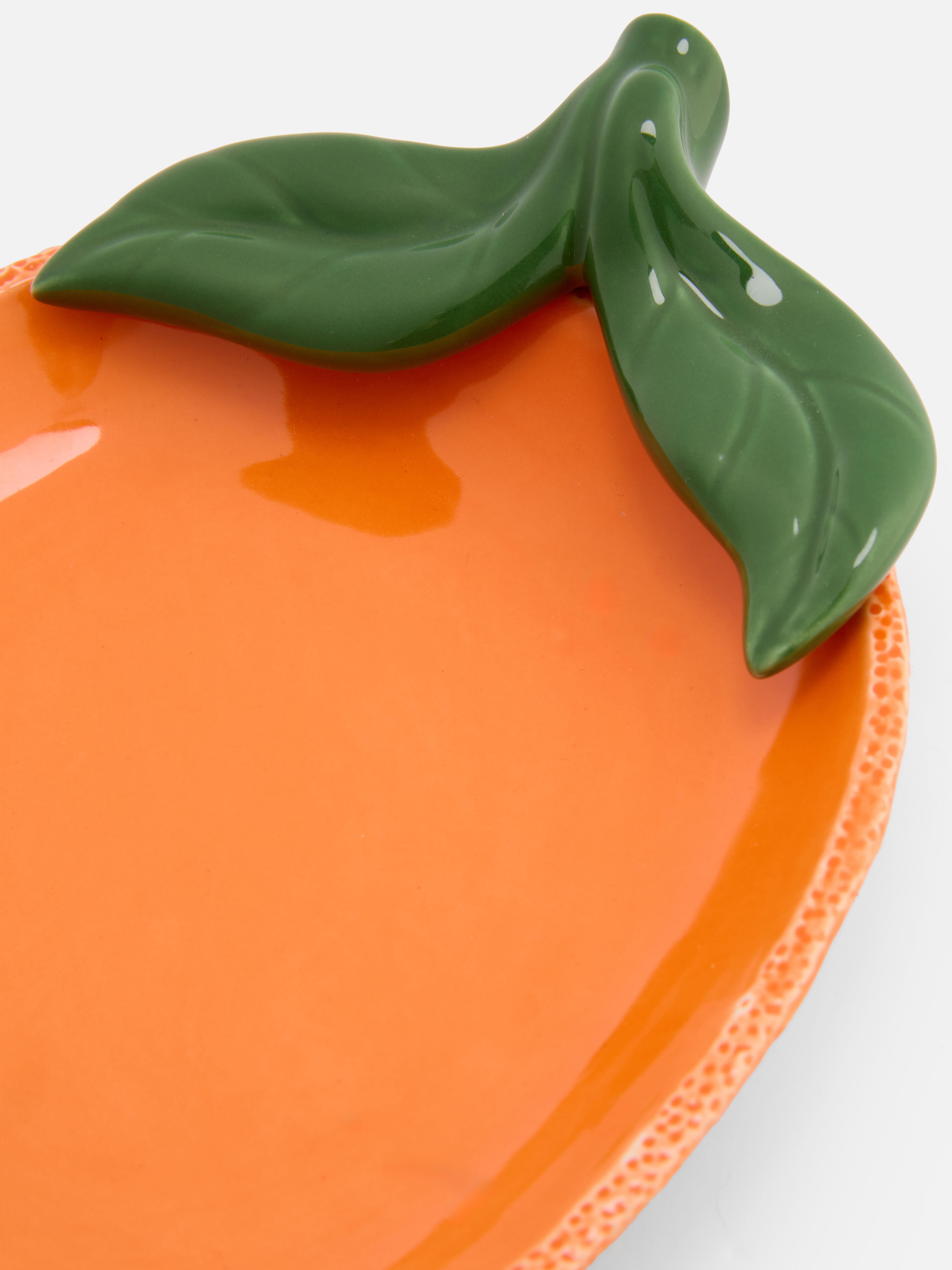 Orange Orange Shaped Side Plate | Penneys