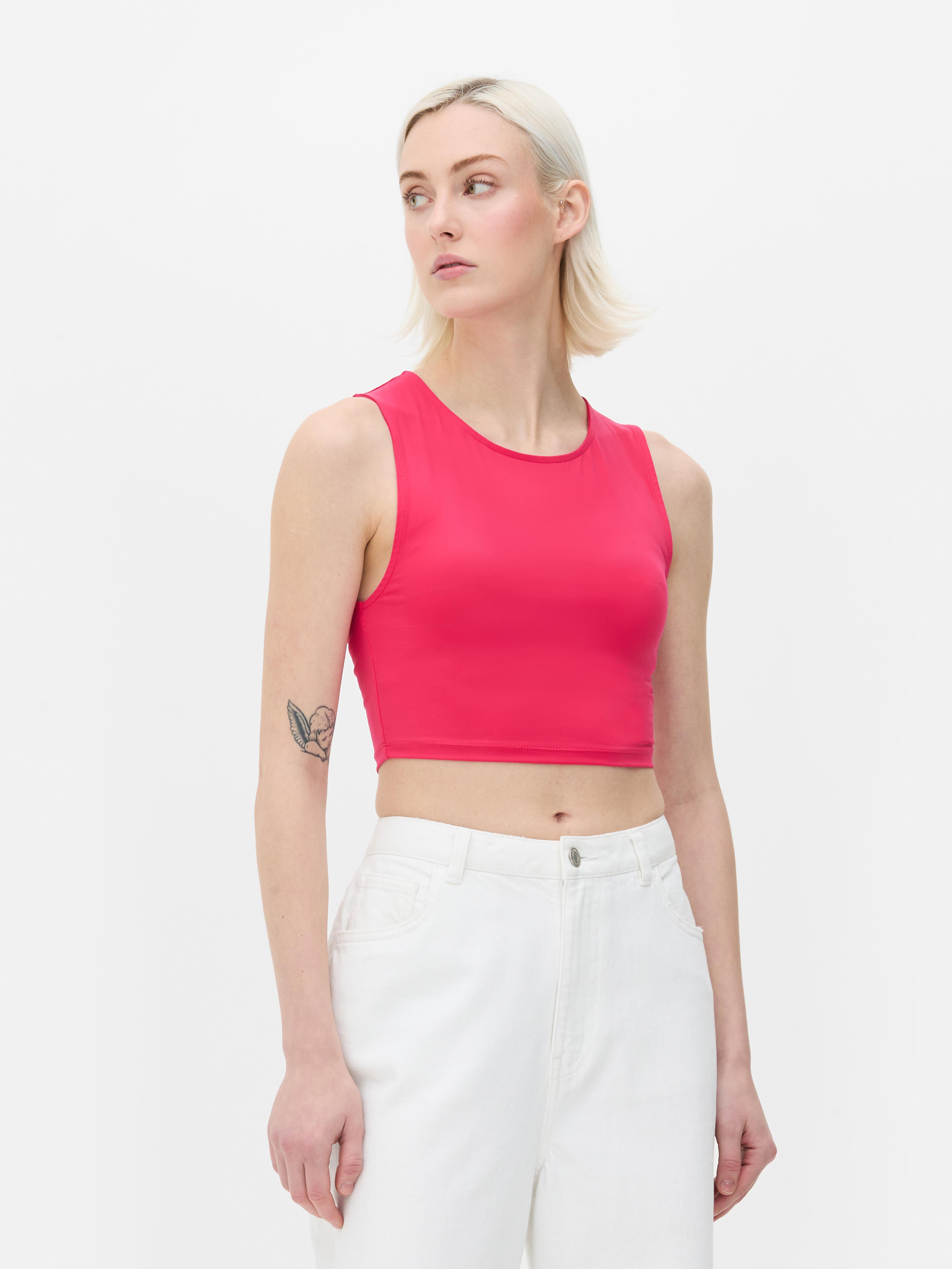 Žerzejové tílko Second Skin - Růžová - Dámské | Primark