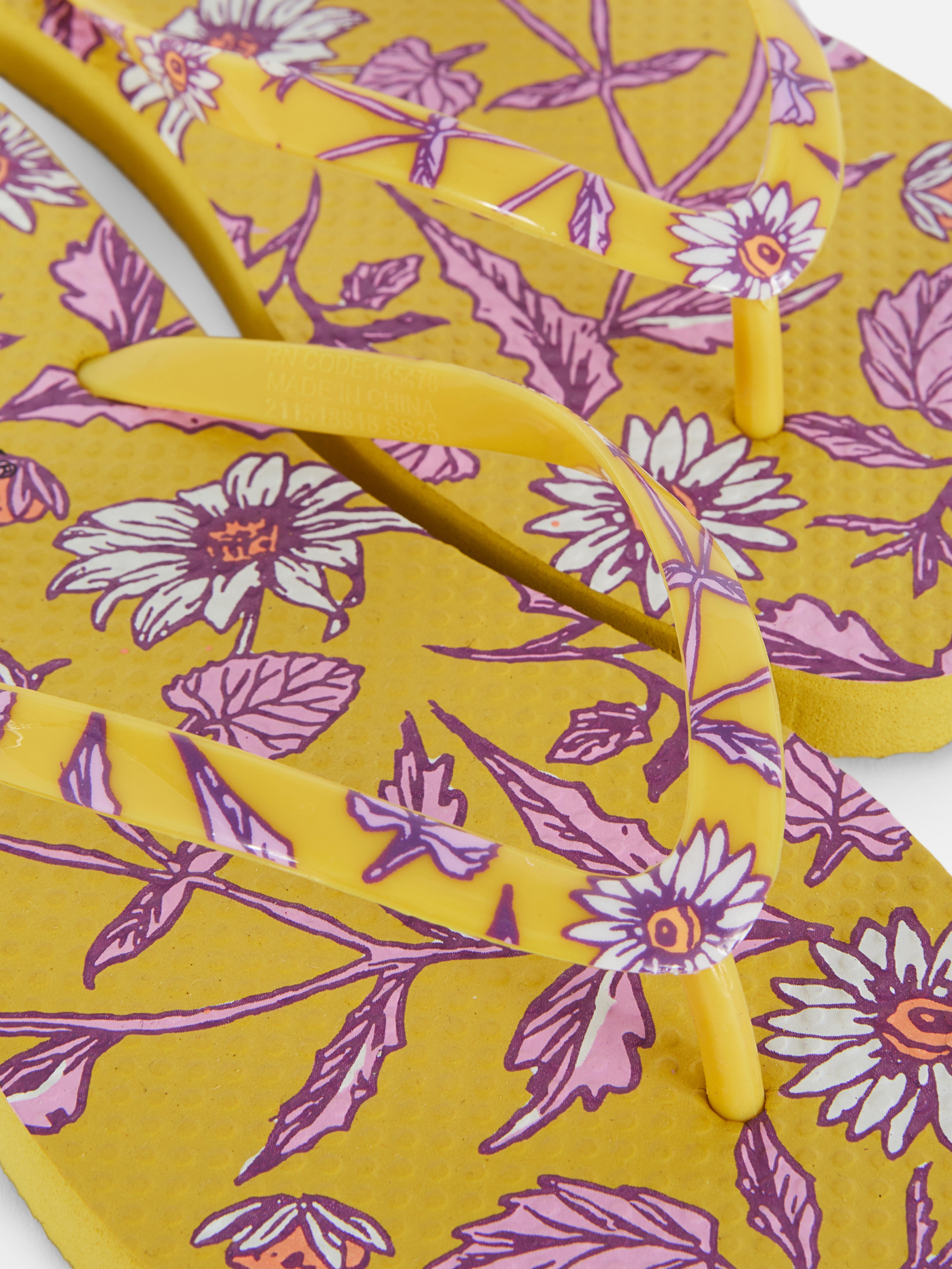 Chanclas estampadas - Amarillo - Mujer | Primark