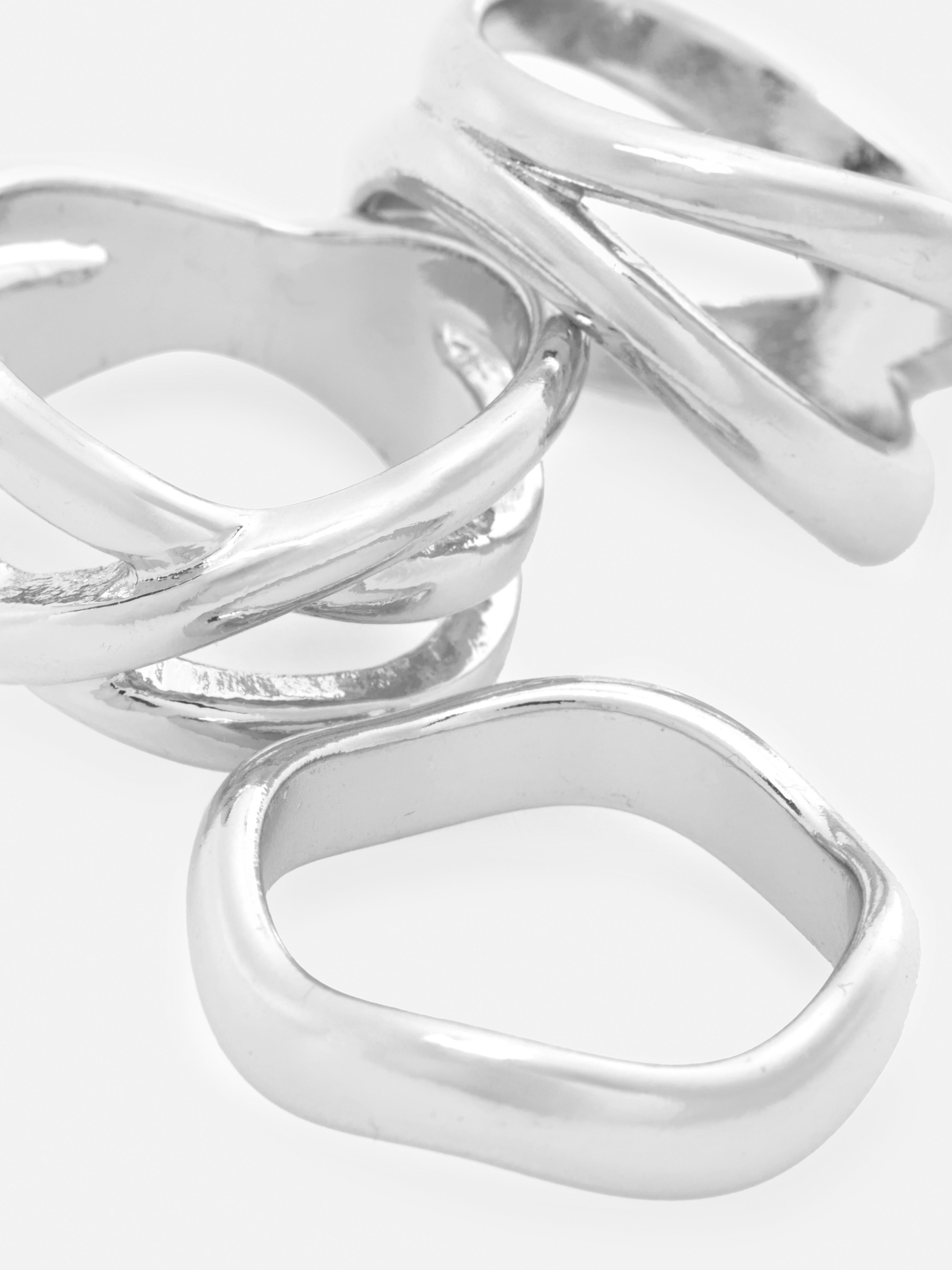 Women's The Edit 3pk Rings - White | Primark