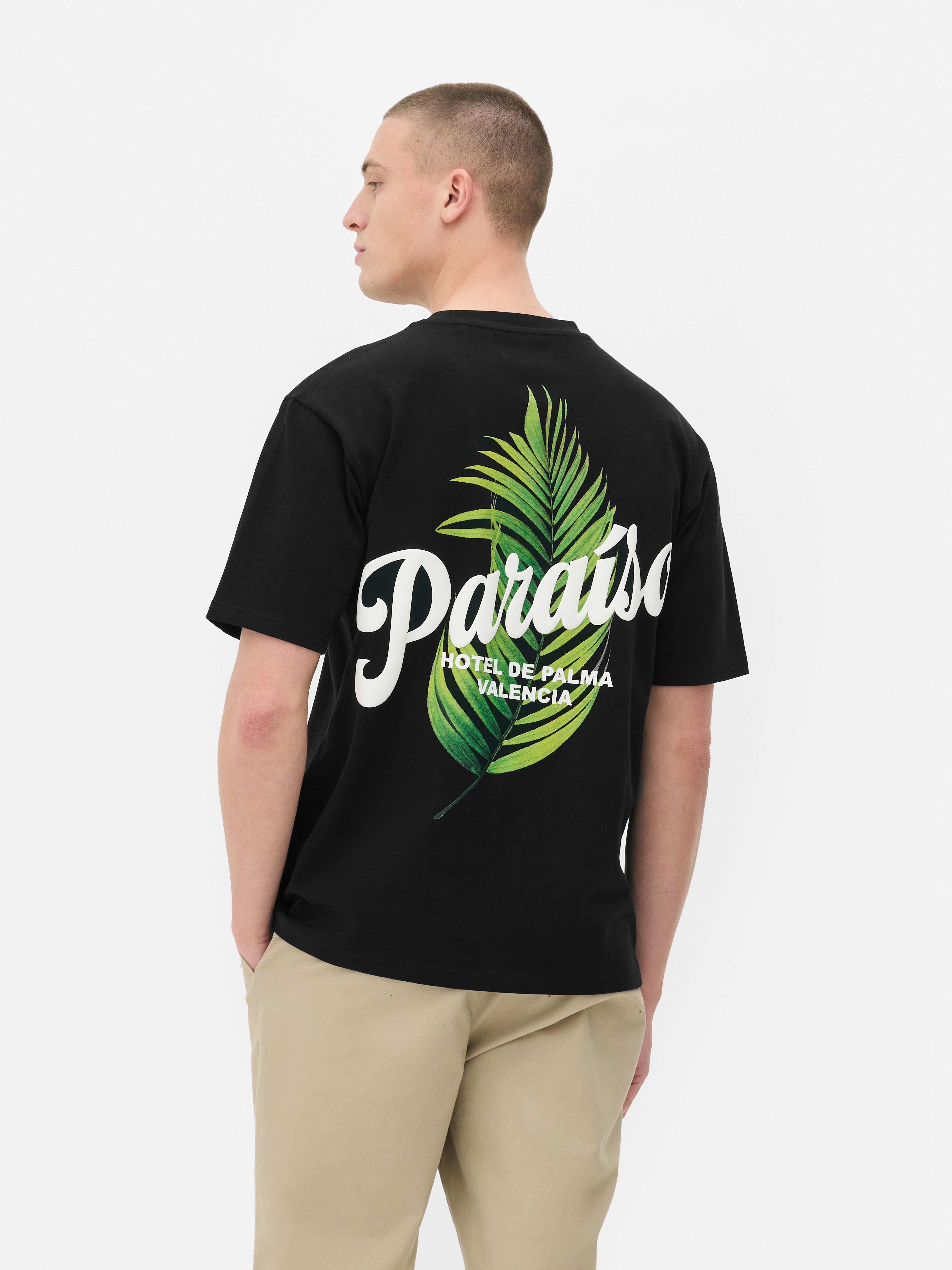 T-shirt à motif Paraiso - Noir - Homme | Primark