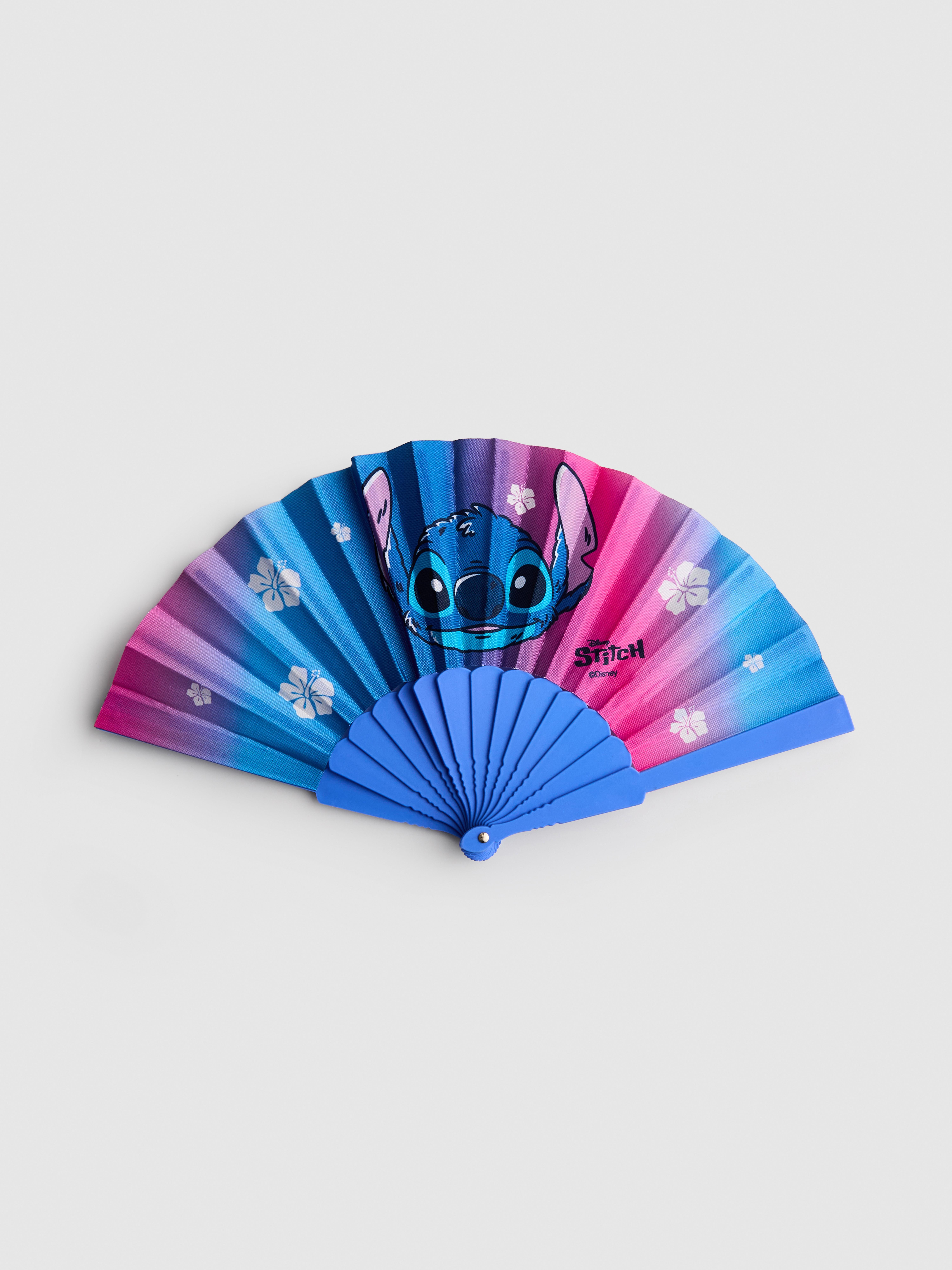 Blue Disney's Stitch Folding Hand Fan | Primark