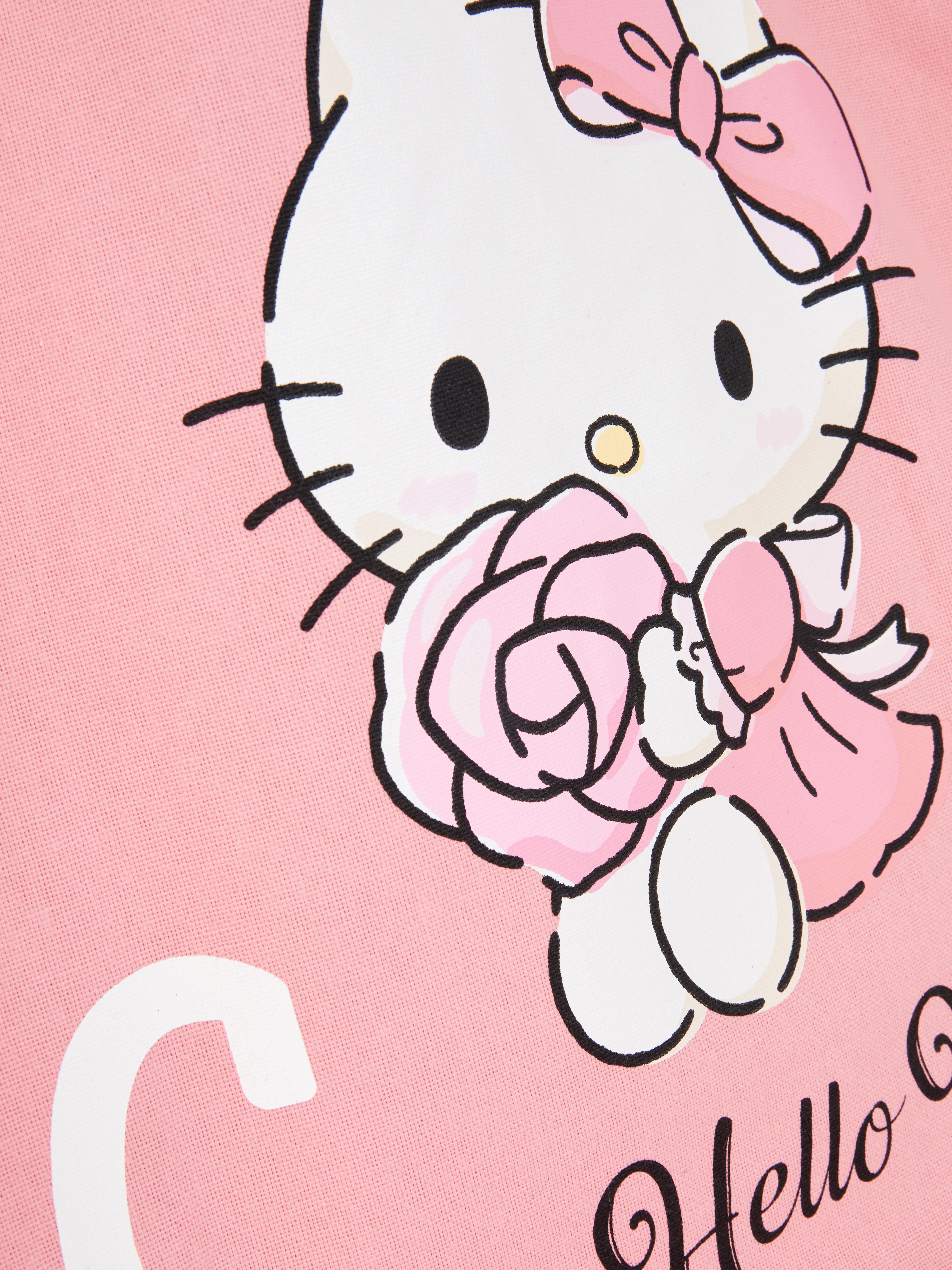 Wiederverwendbare „Hello Kitty“ Canvas-Tasche - Rosa - Damen | Primark