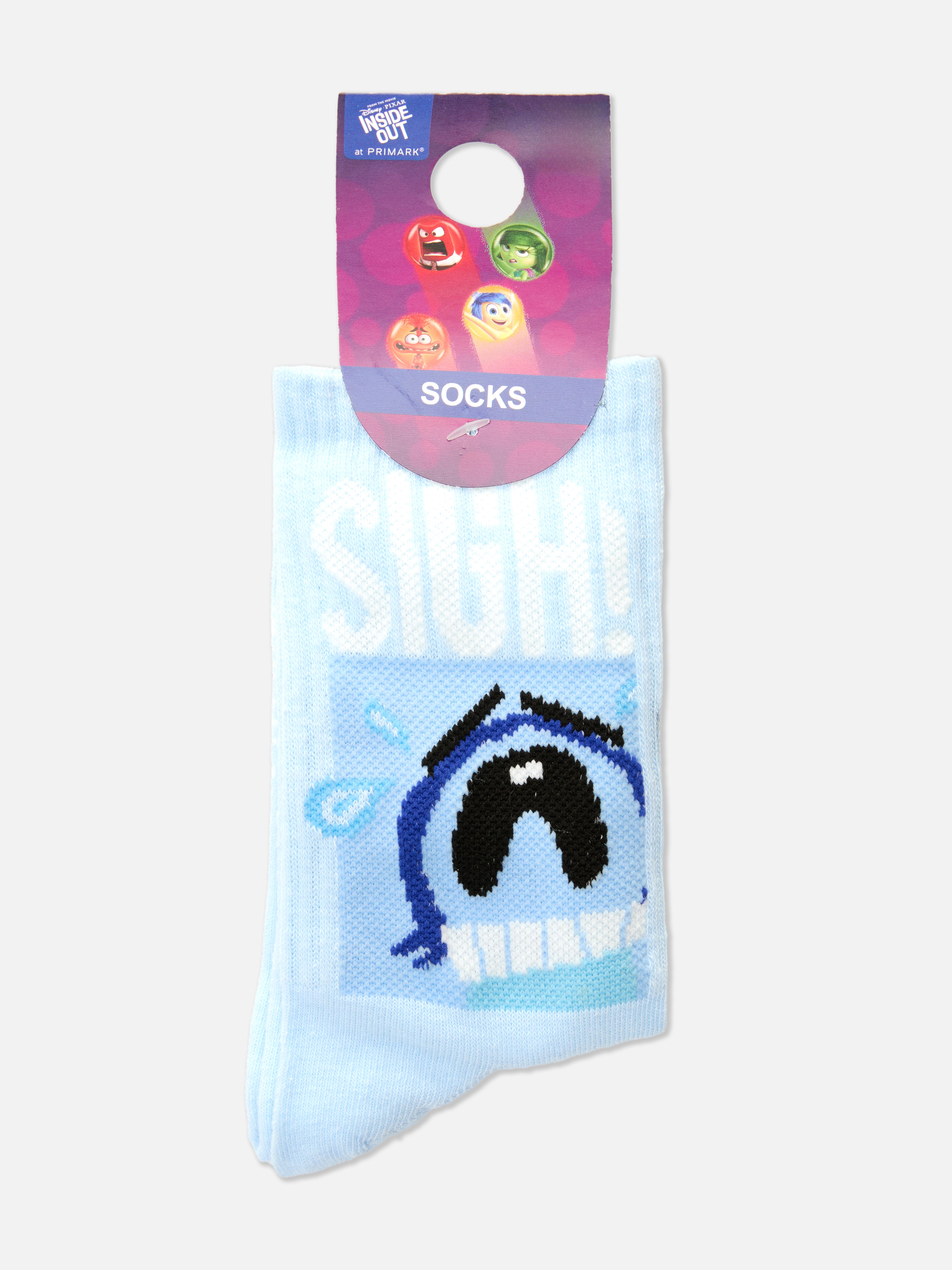Womens Blue Disney's Inside Out Joy Crew Socks | Primark
