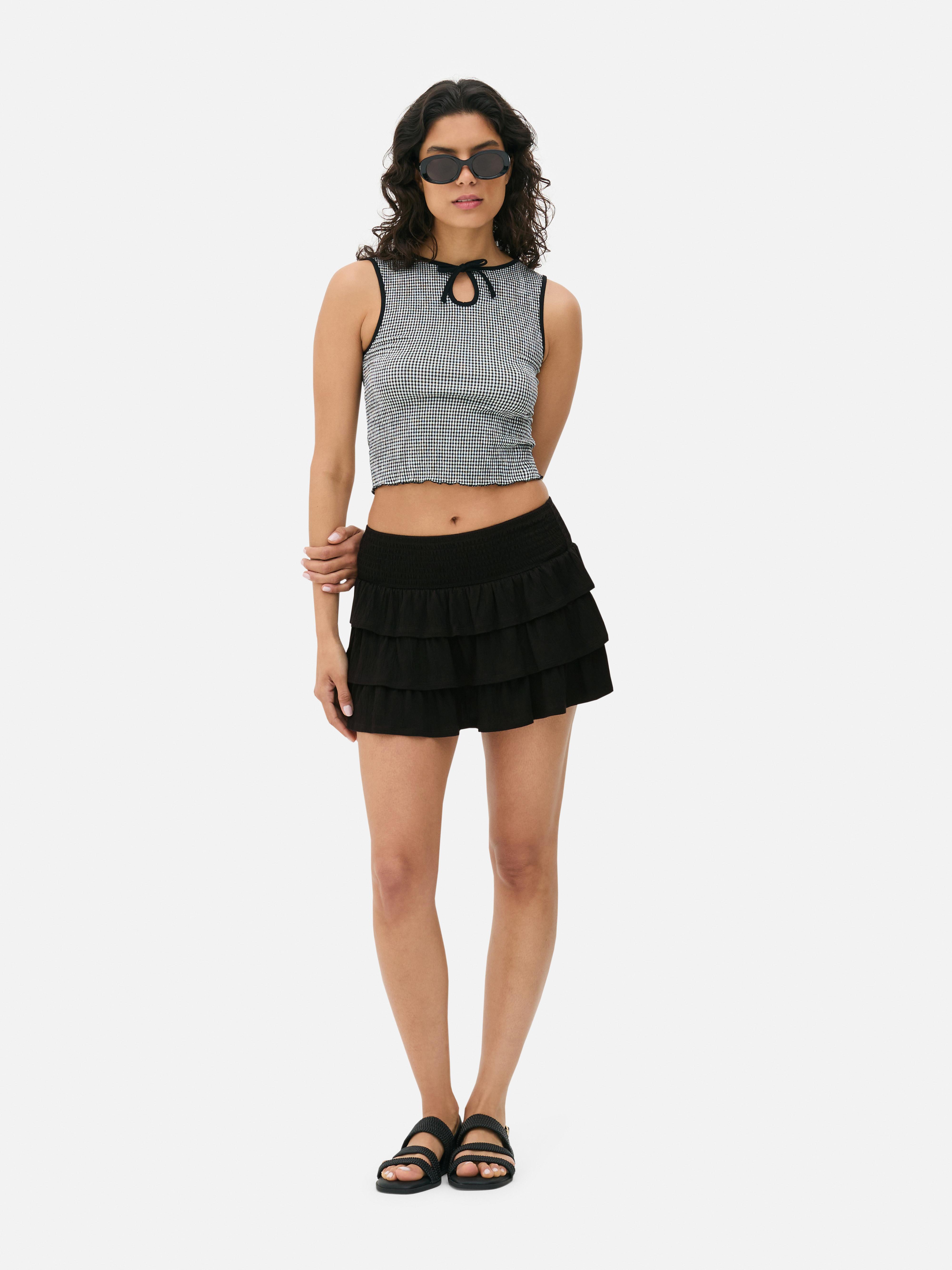 Ladies' Mini Skirts | Short Skirts | Pleated & Black | Primark
