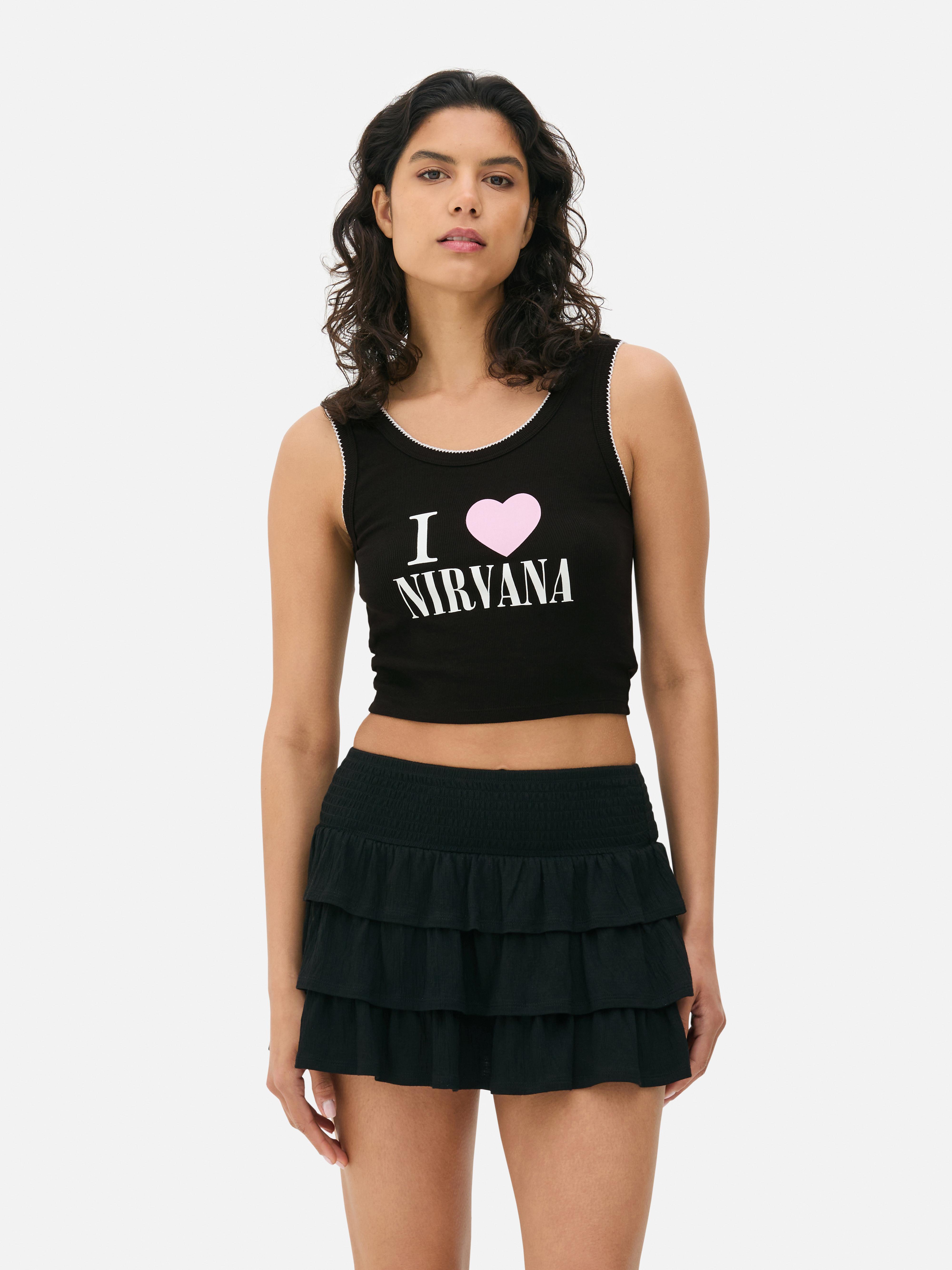 Hemdje met geschulpte zoom Nirvana - Zwart - Dames | Primark