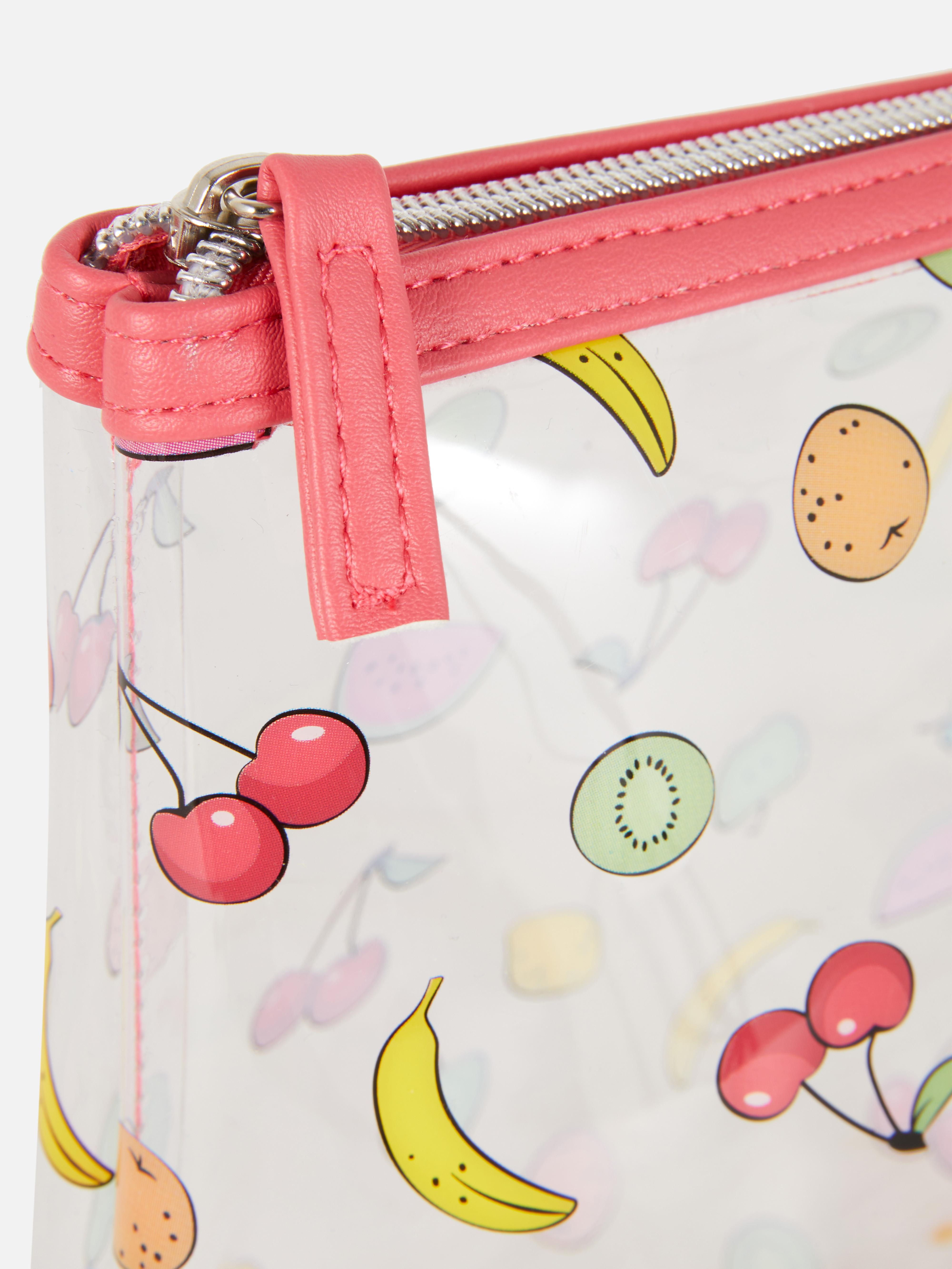 Trousse de toilette transparente à motif fruits | Primark