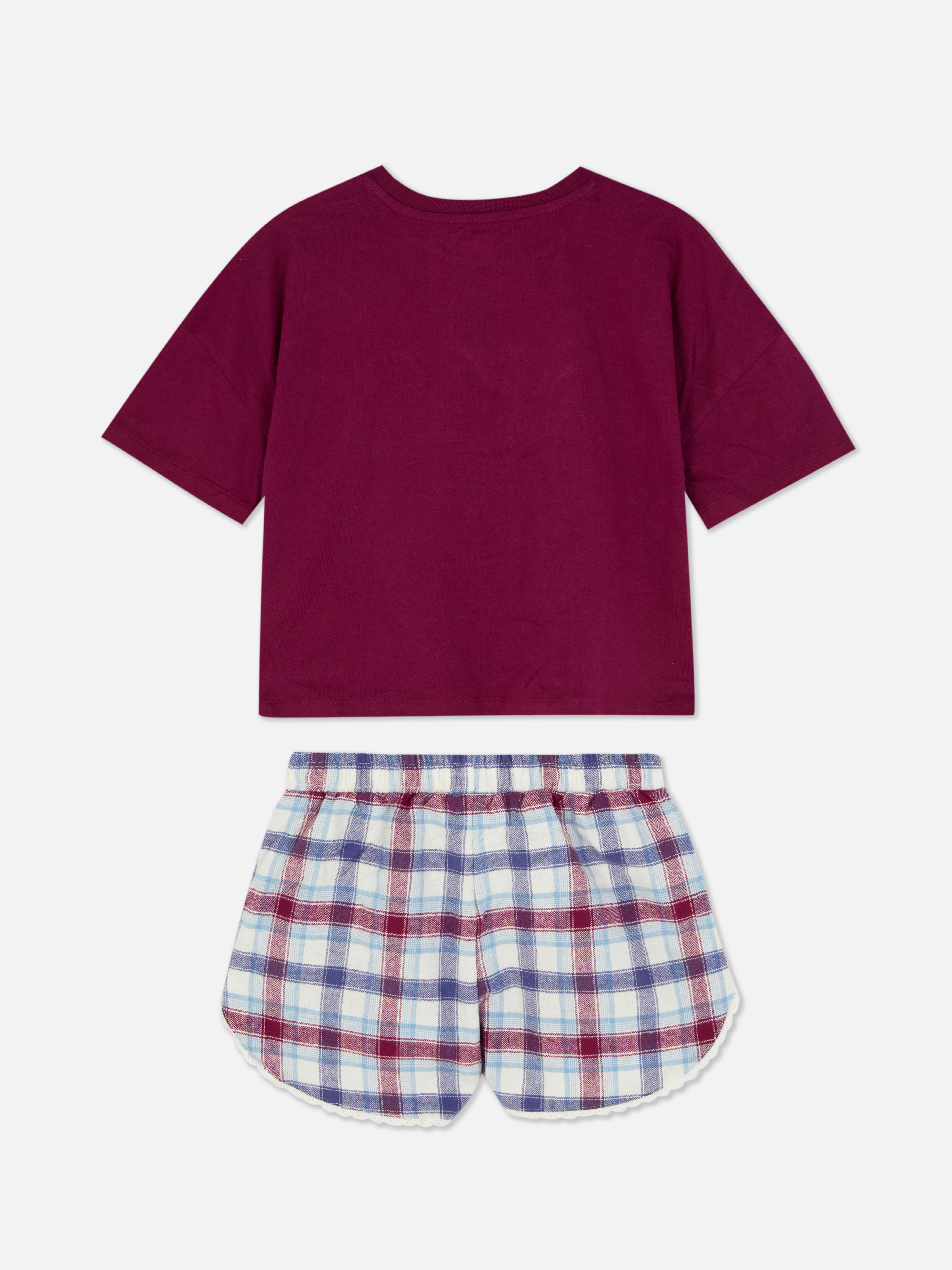 Girls Multi 7-15yrs | Varsity Graphic Short Pyjamas | Primark