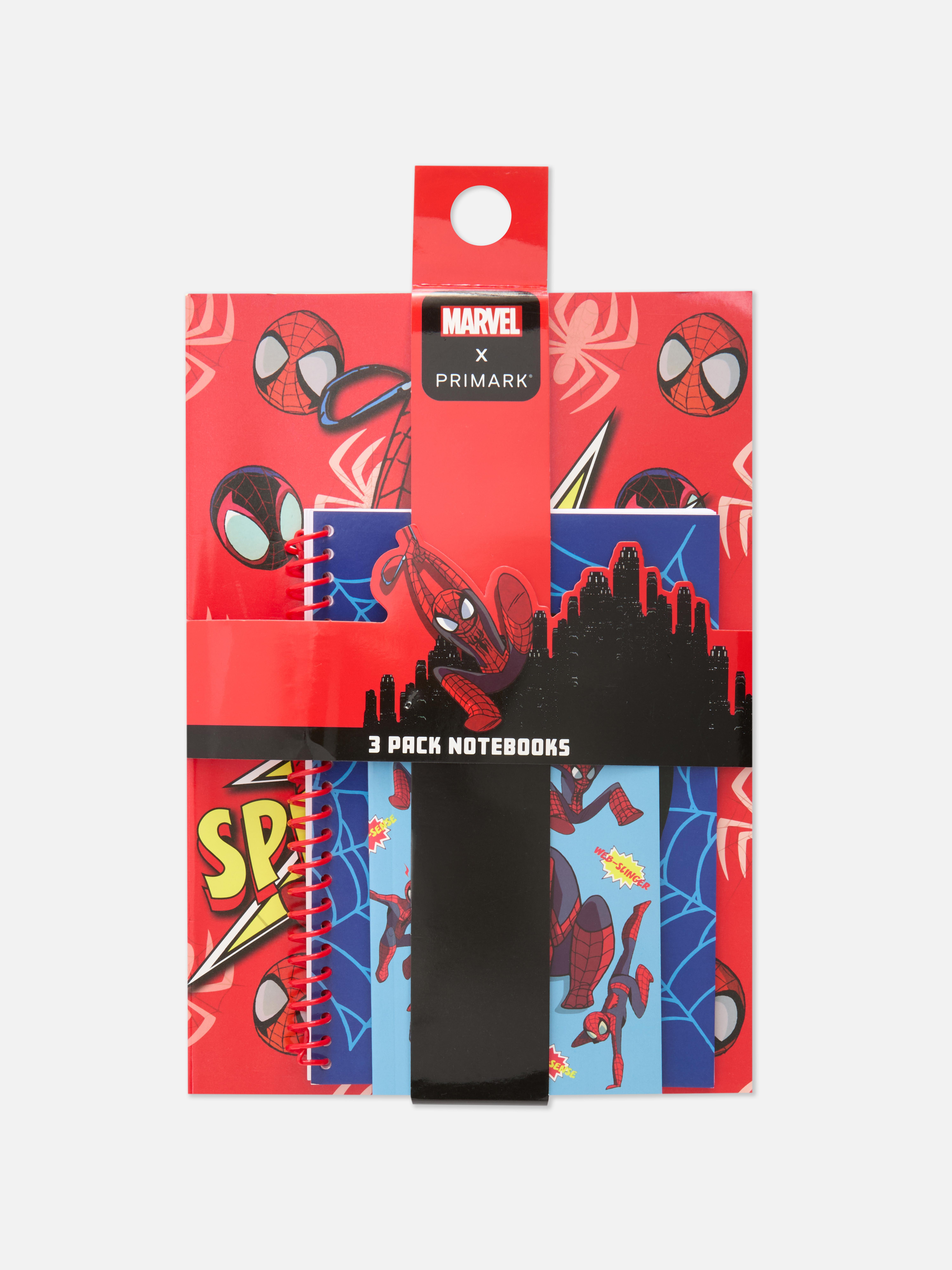 Komplet zvezkov MARVEL Spider-Man, 3 kosi - Rdeča | Primark
