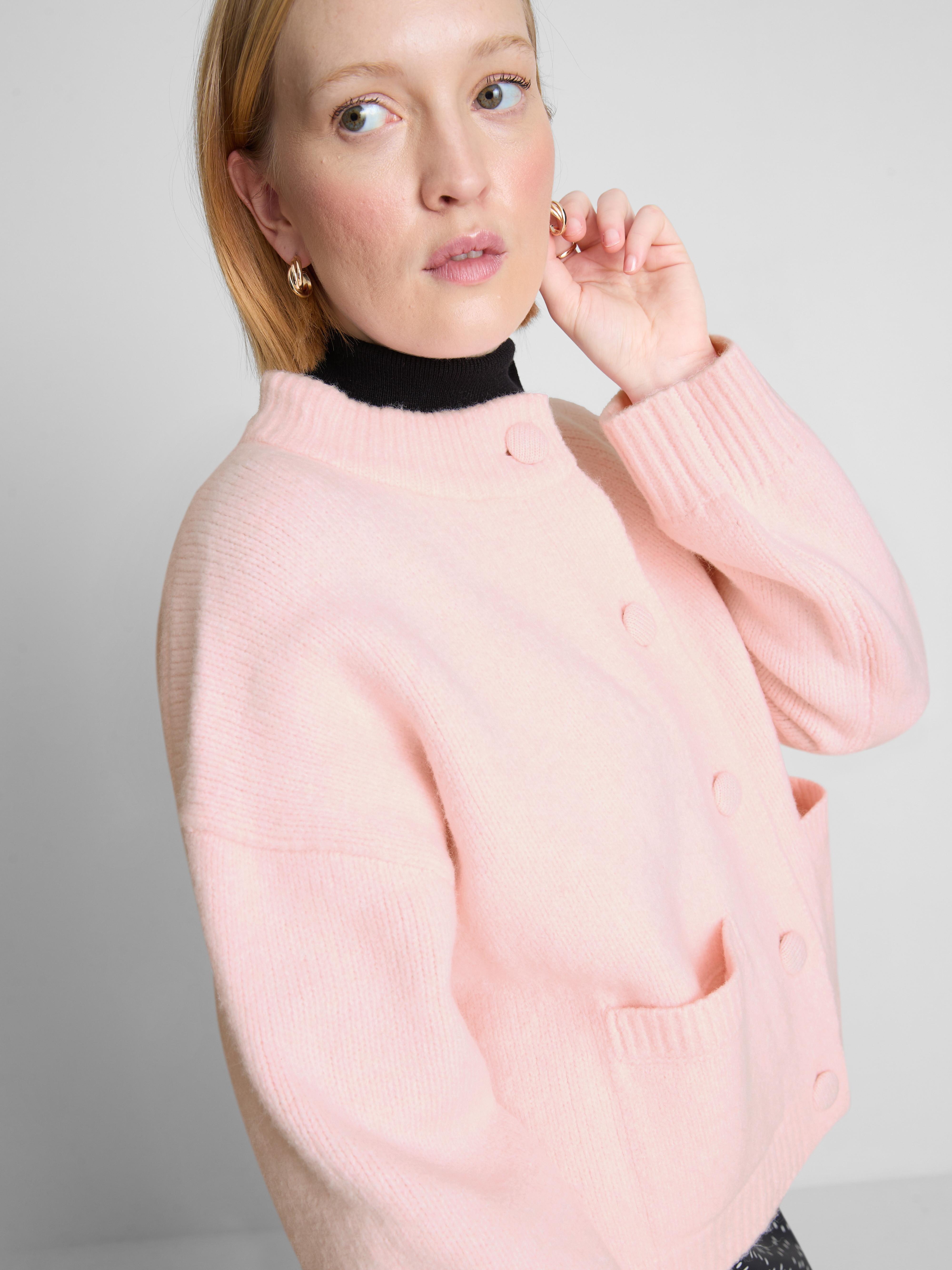 Jachetă bomber clasică tricotată - Roz deschis - Femei | Primark