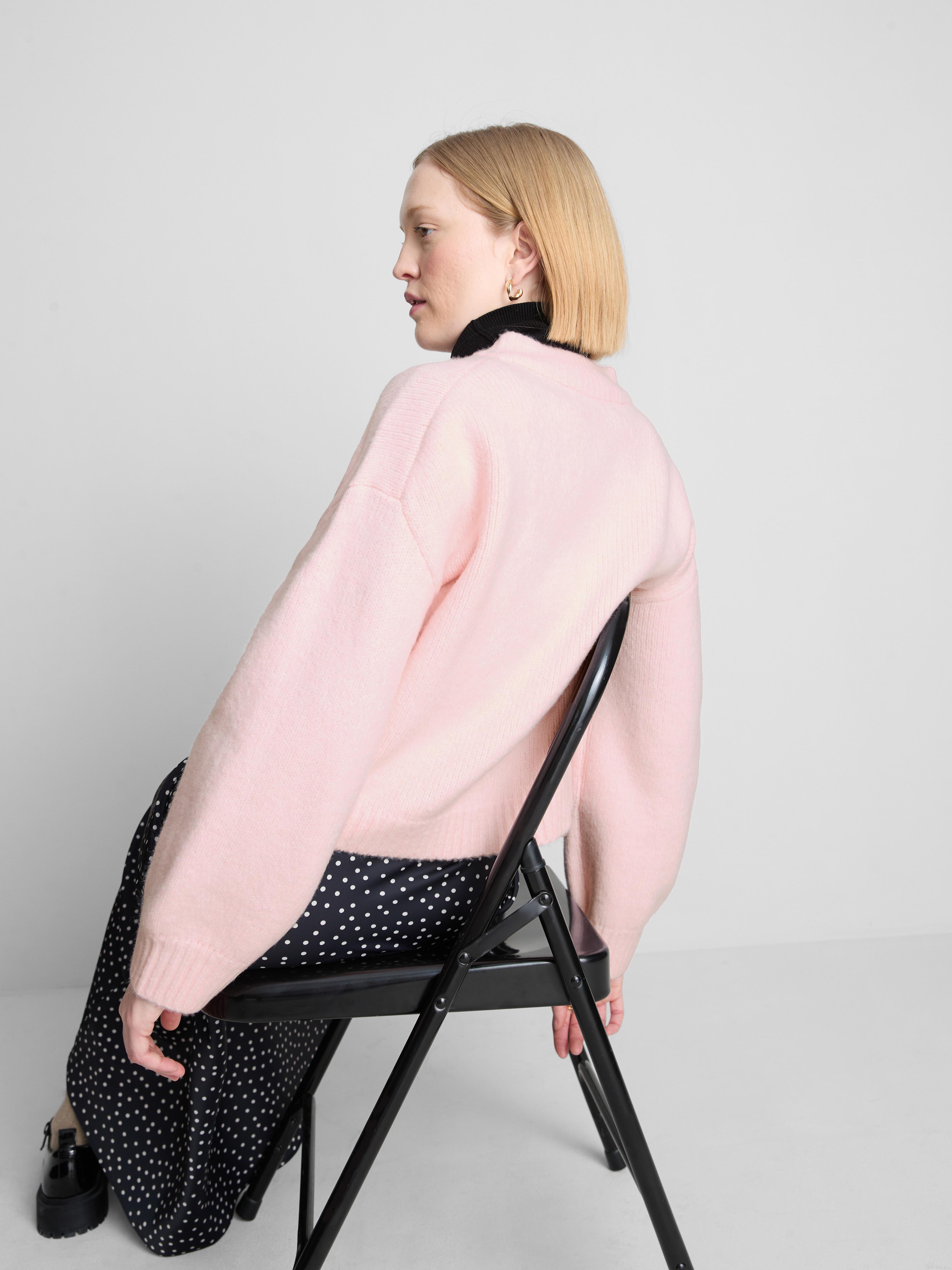 Jachetă bomber clasică tricotată - Roz deschis - Femei | Primark