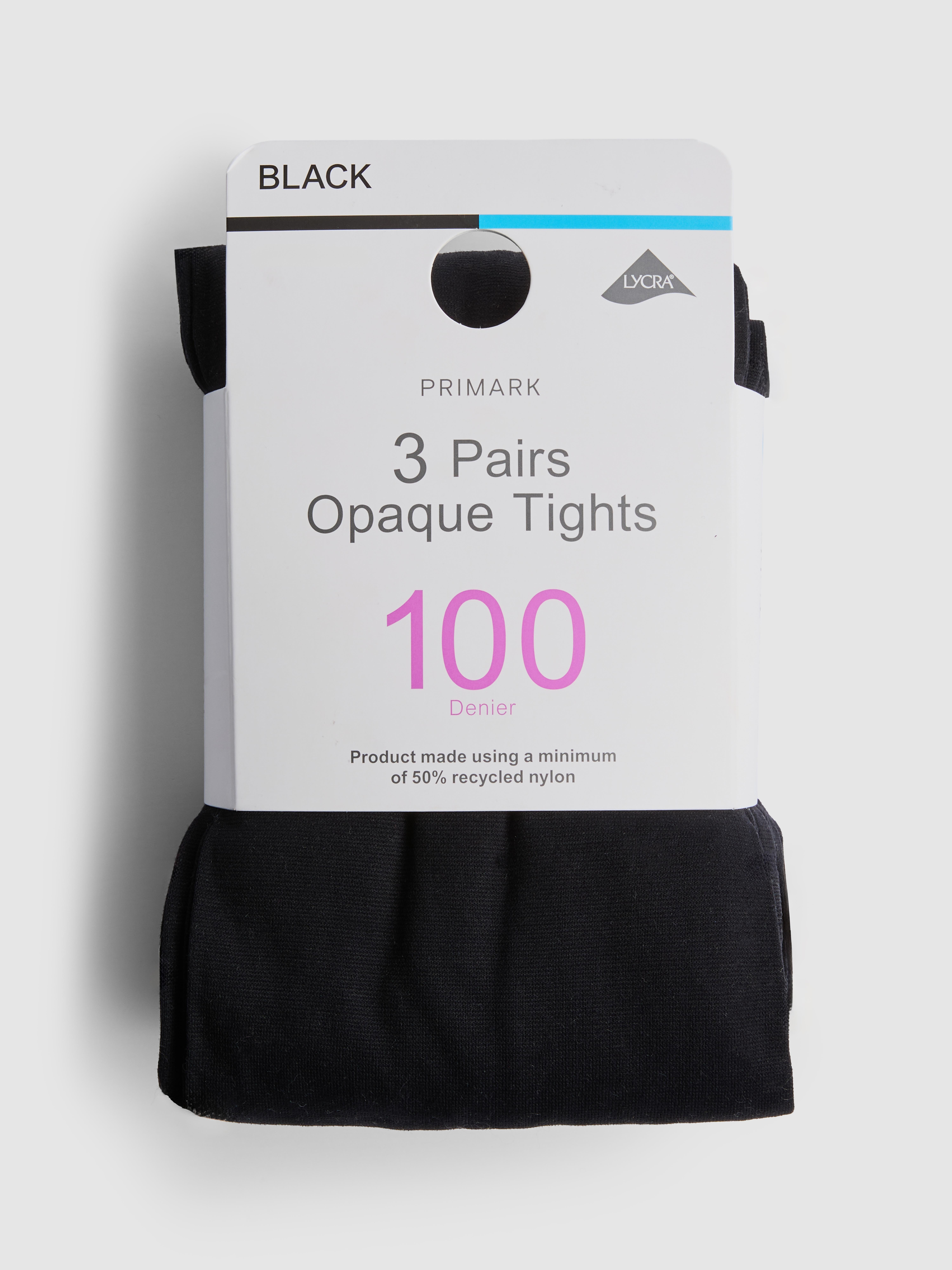 Womens Black 3pk 60 Denier Tights | Primark
