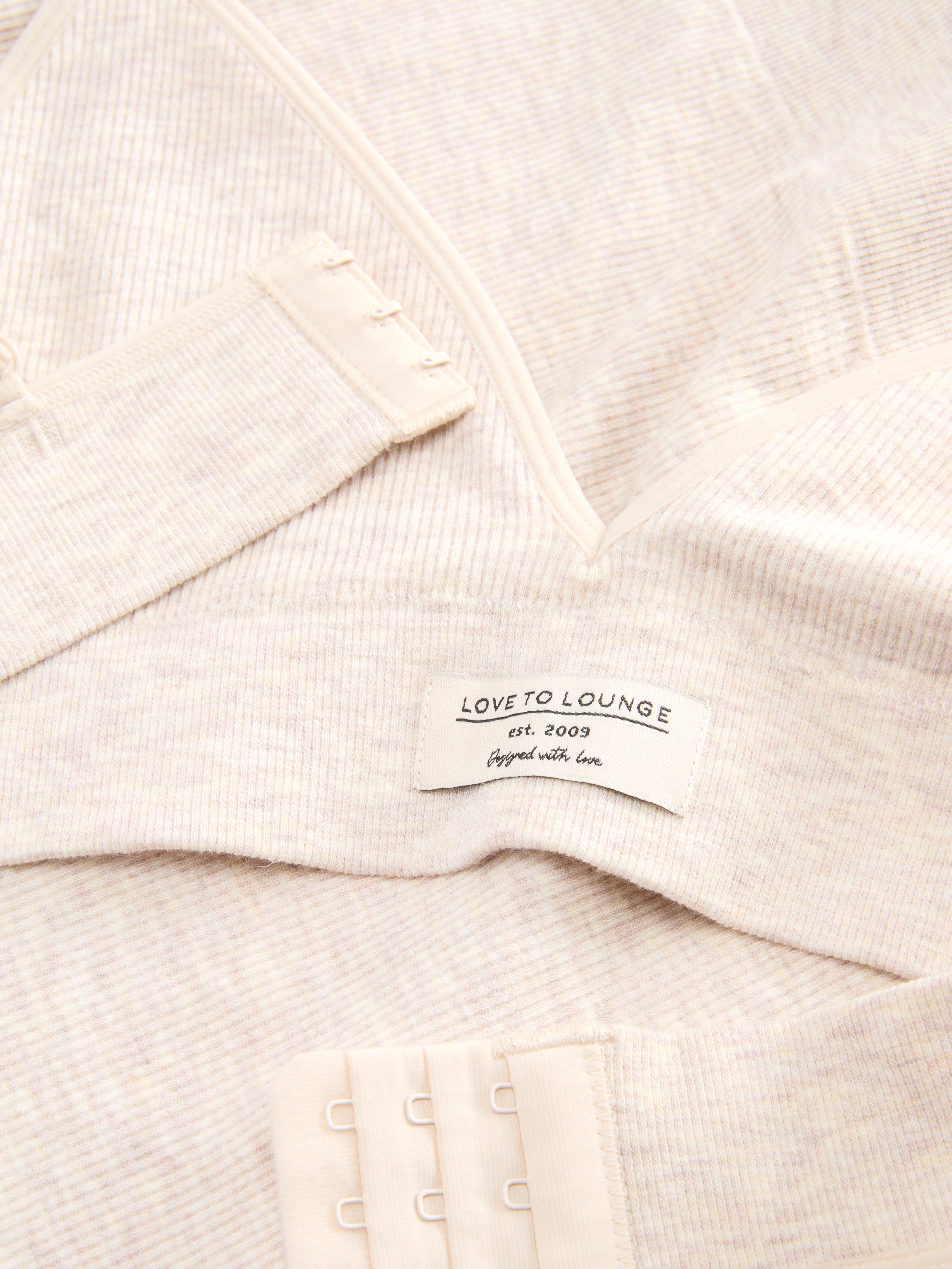 Ensemble sans coutures avec short Love To Lounge - Écru - Femme | Primark