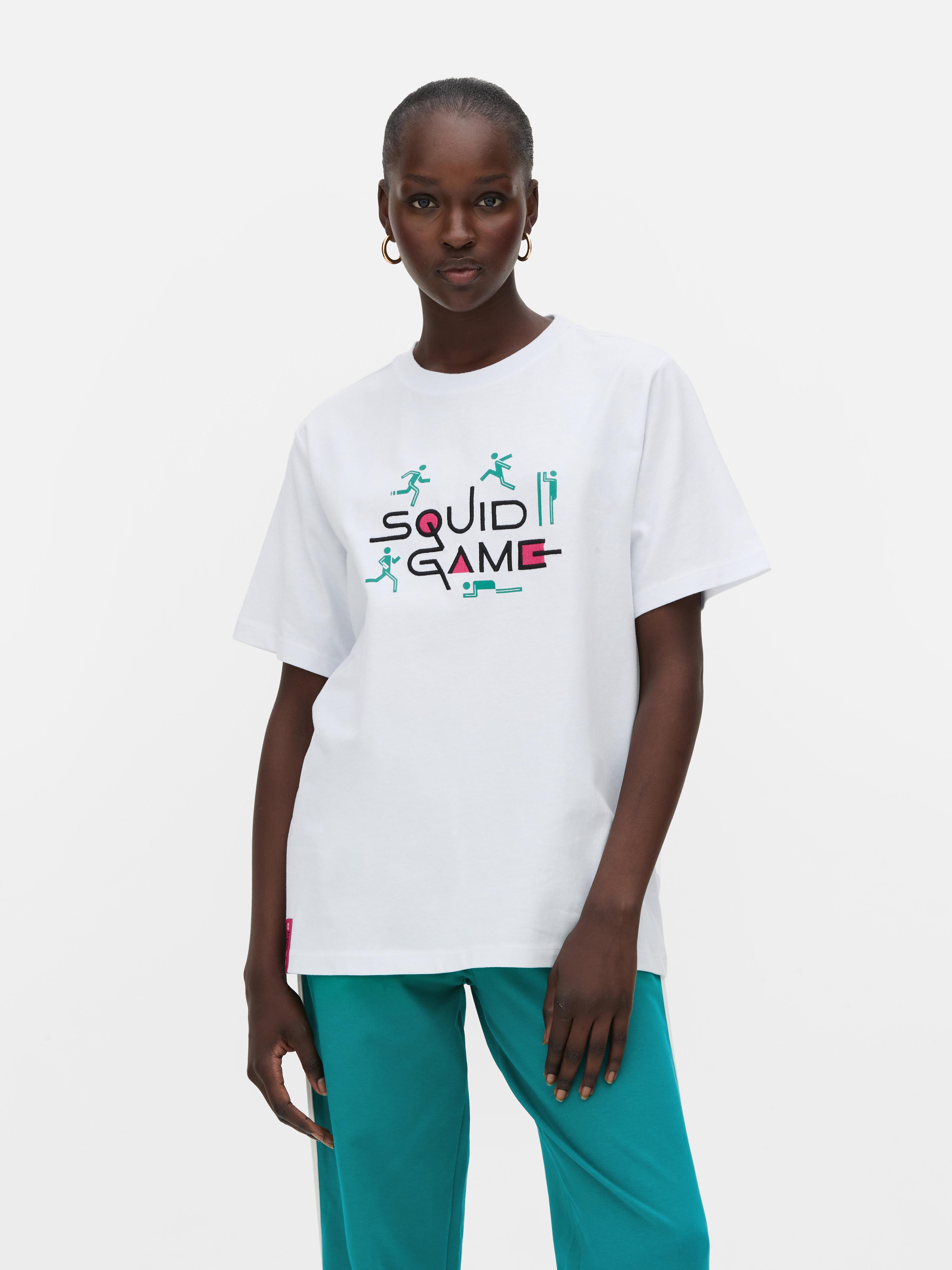 T-shirt à logo Squid Game - Blanc - Femme | Primark