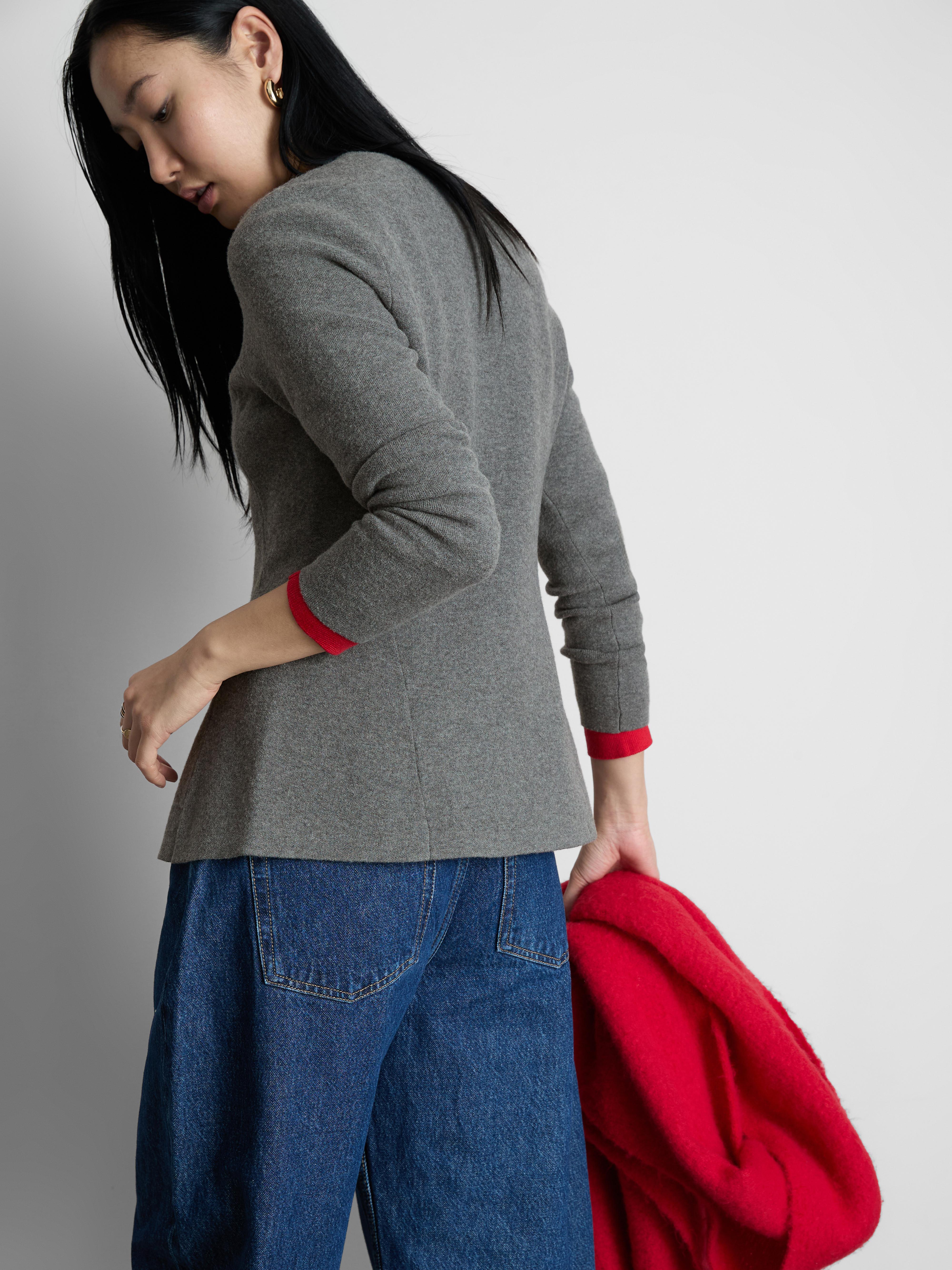 Women's Dark Gray The Edit Peplum Cardigan | Primark