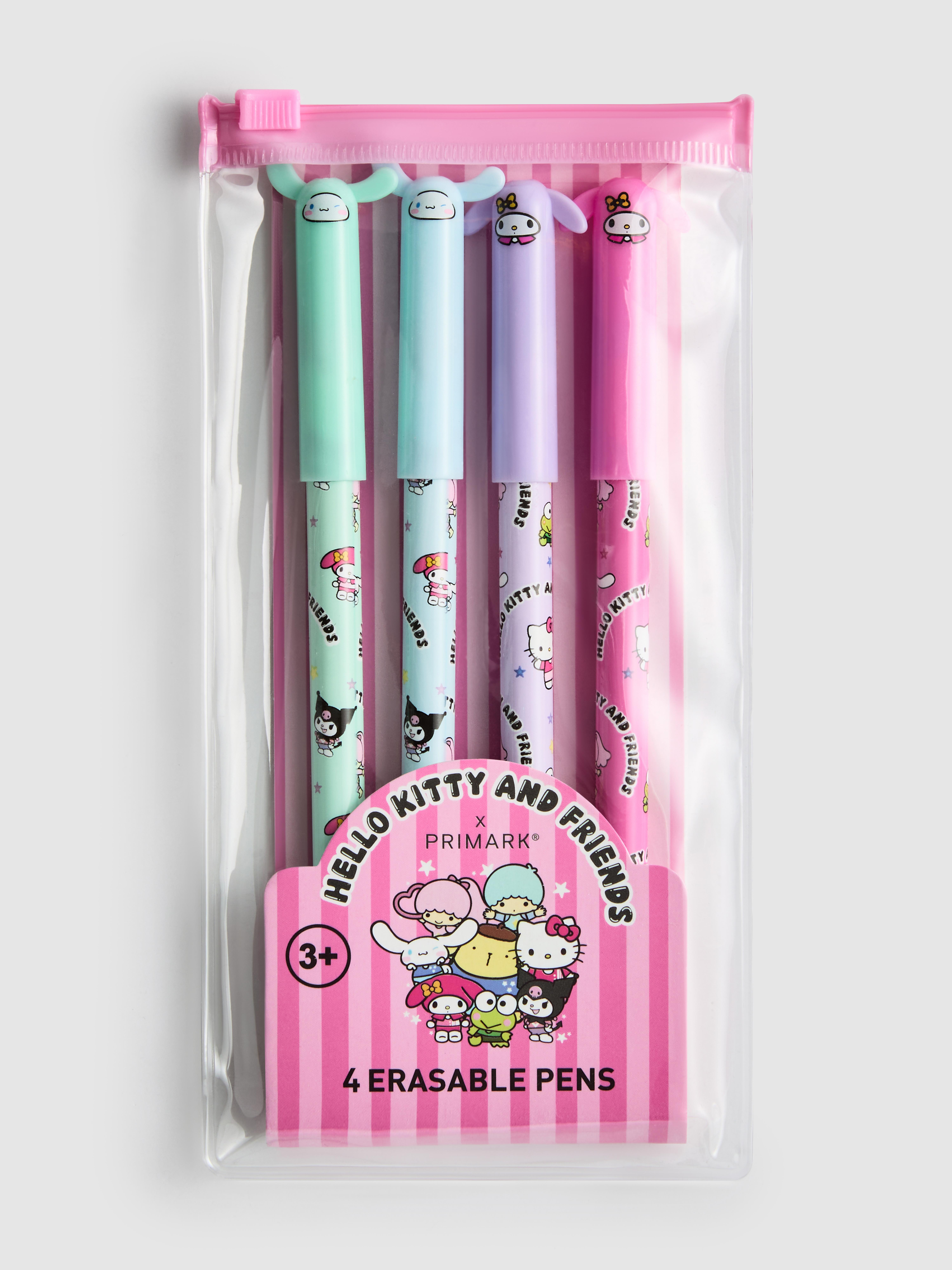 Multi 4pk Hello Kitty And Friends Pens | Primark