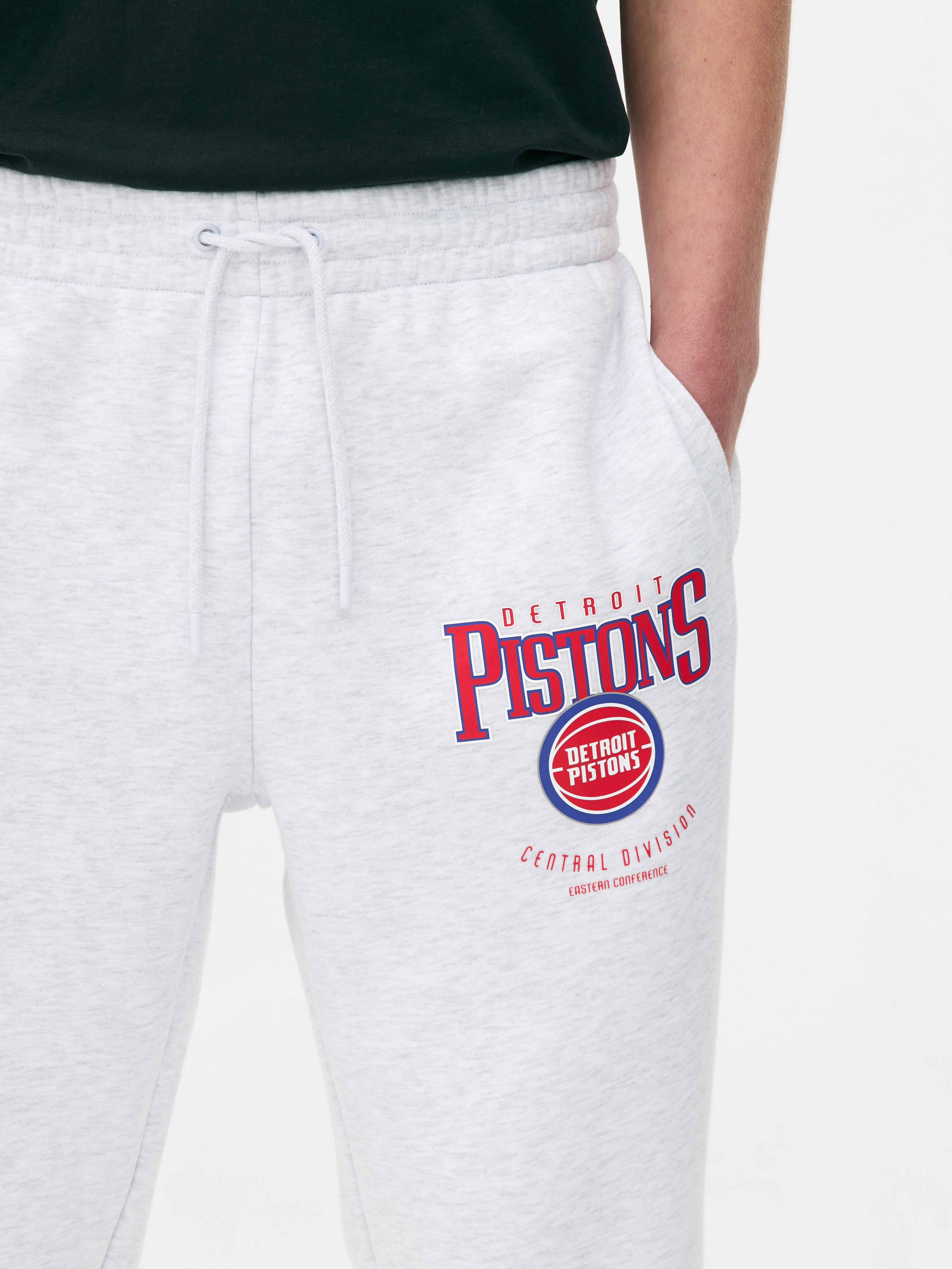 Men's;Women's;Unisex Gray Heather NBA Detroit Pistons Drawstring ...