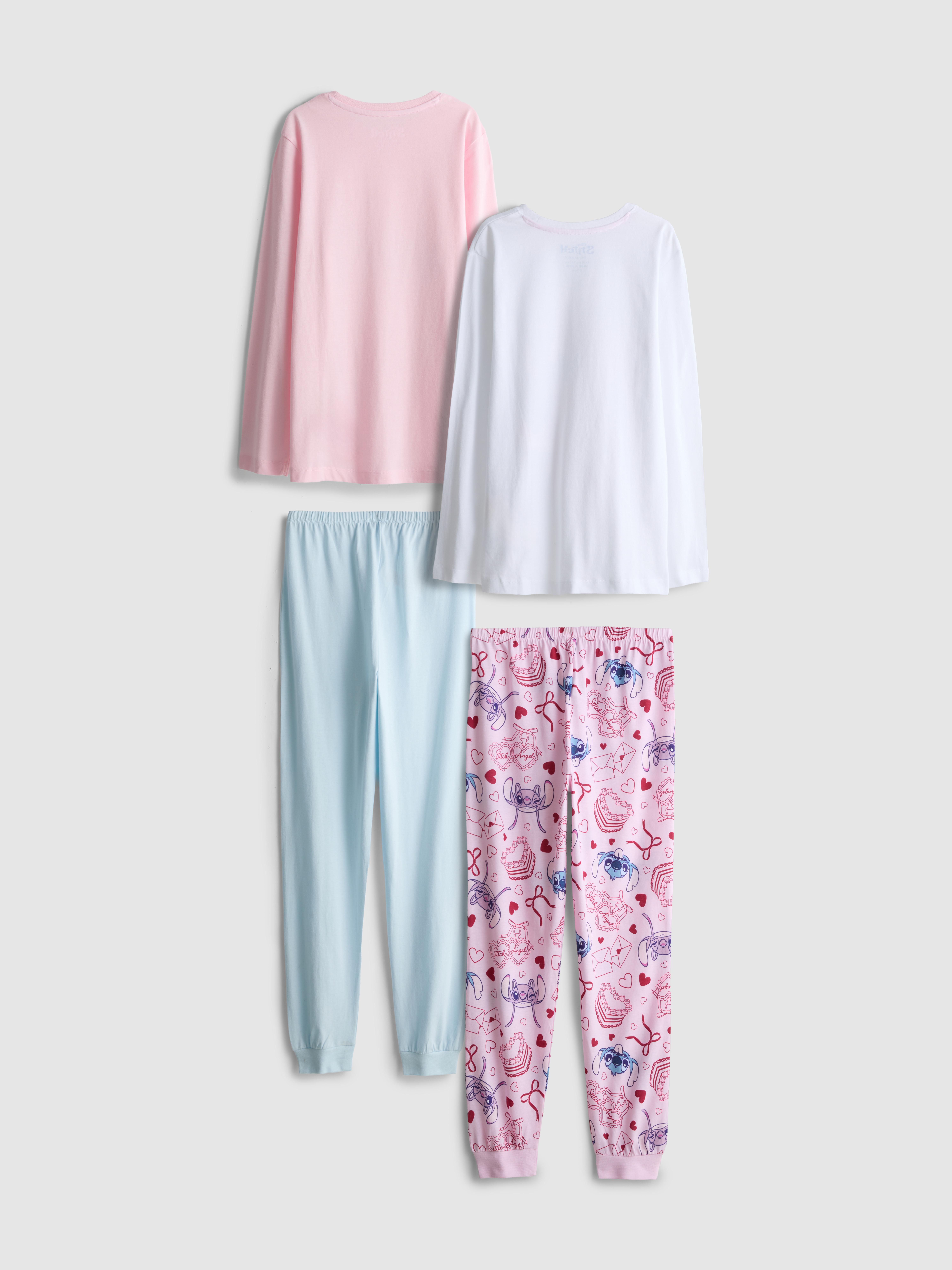 Girls Pink 5-14yrs | 2pk Disney’s Stitch Pyjamas | Primark