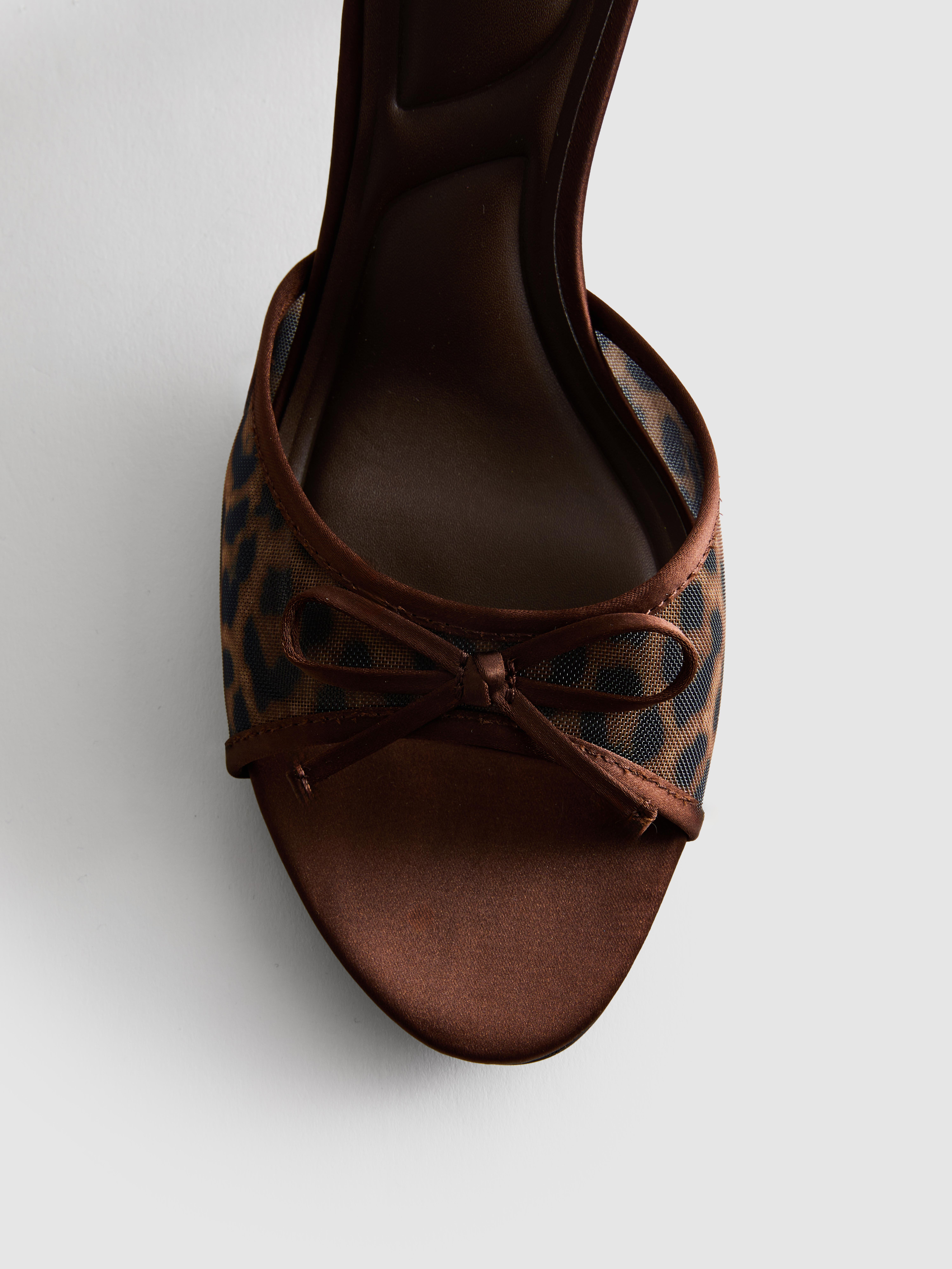 Women's Multi Mesh Bow Mule Heels | Primark