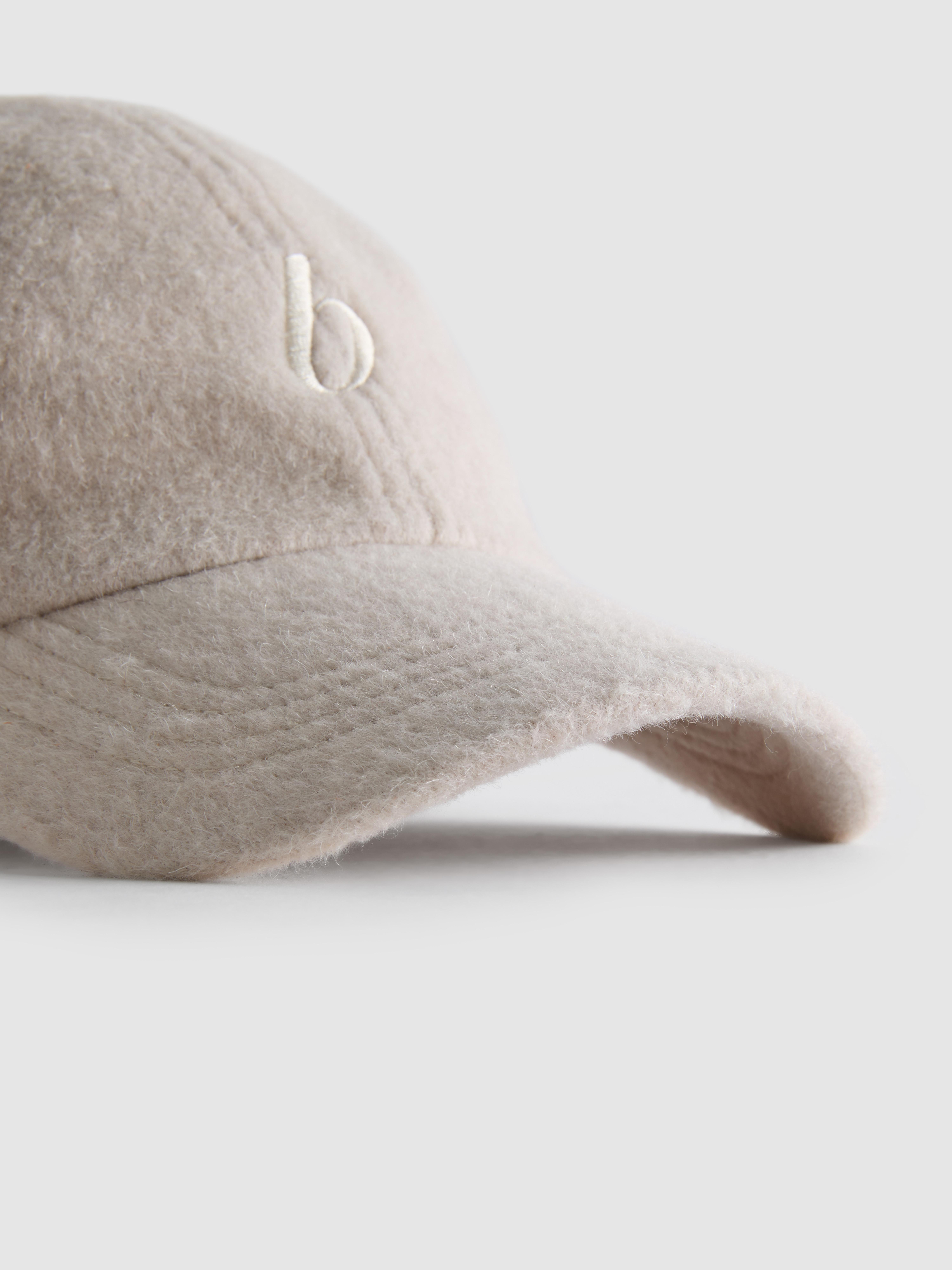 Women's Oatmeal Wool Blend Initial Baseball Cap | Primark