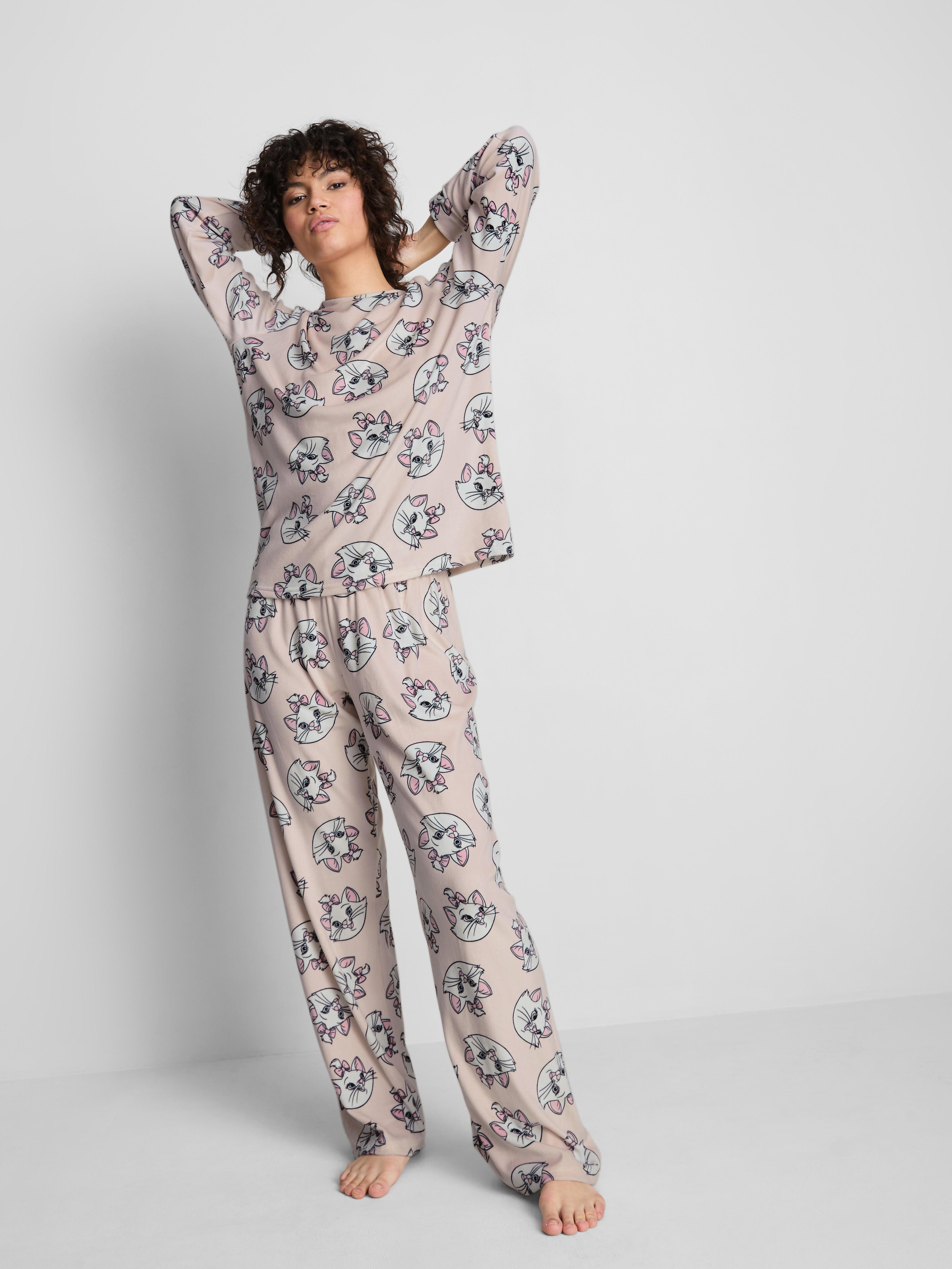 Womens Pink Disney’s The Aristocats Marie Cami Pyjama Set | Primark