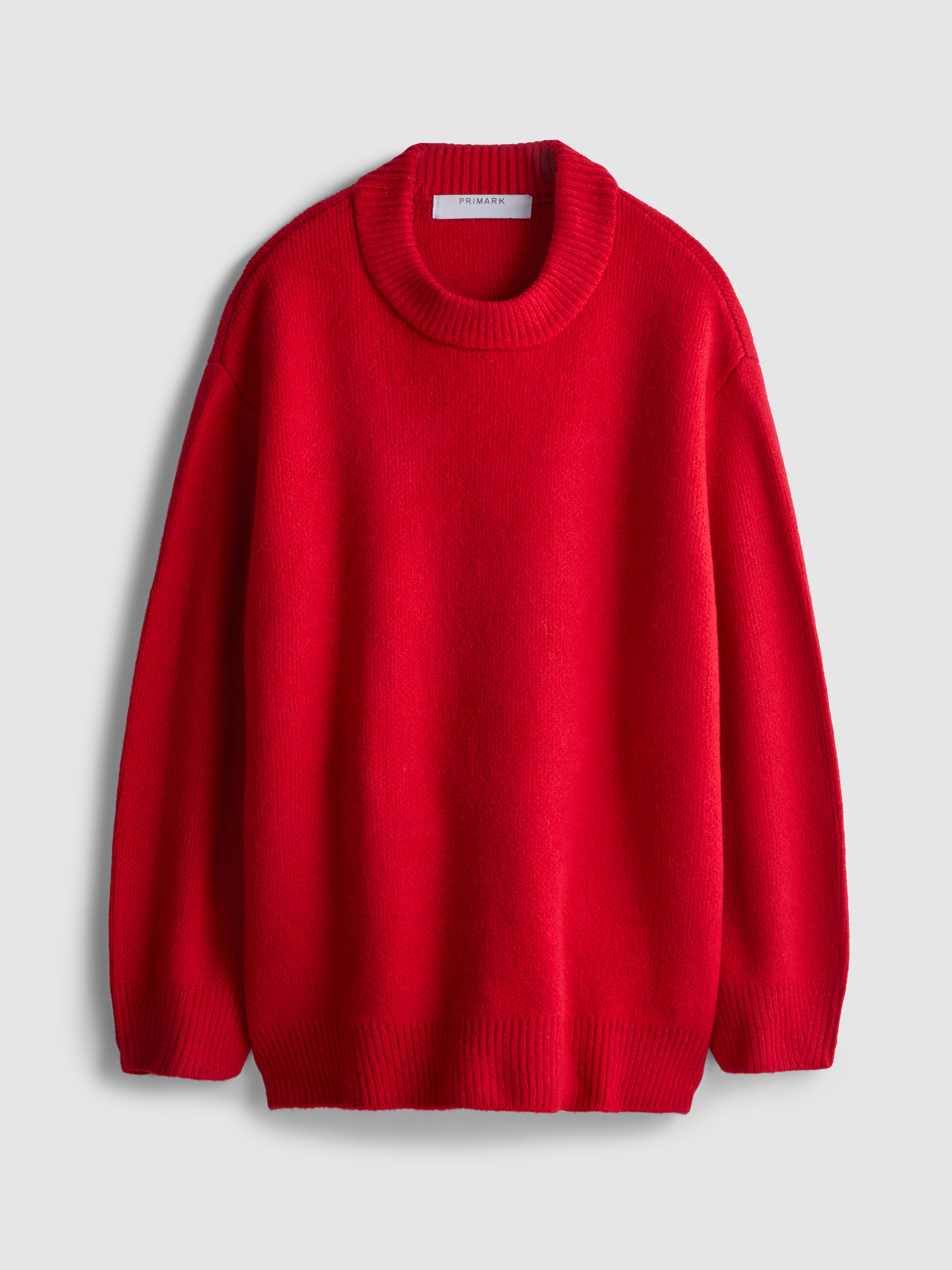 Womens Light Pink Oversized Crew Neck Jumper | Primark