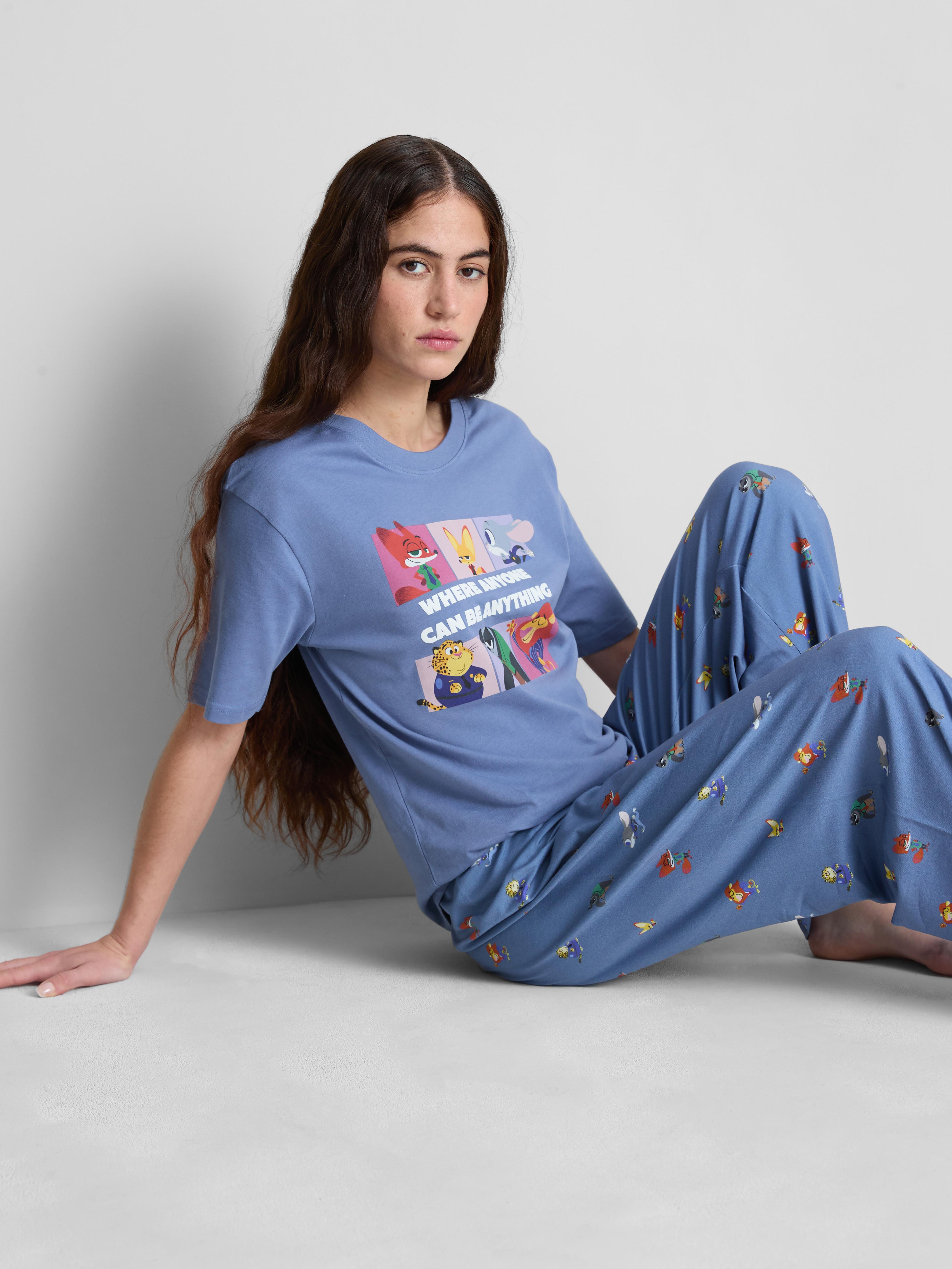 Women's Blue Disney's Zootopia Character Pajamas | Primark