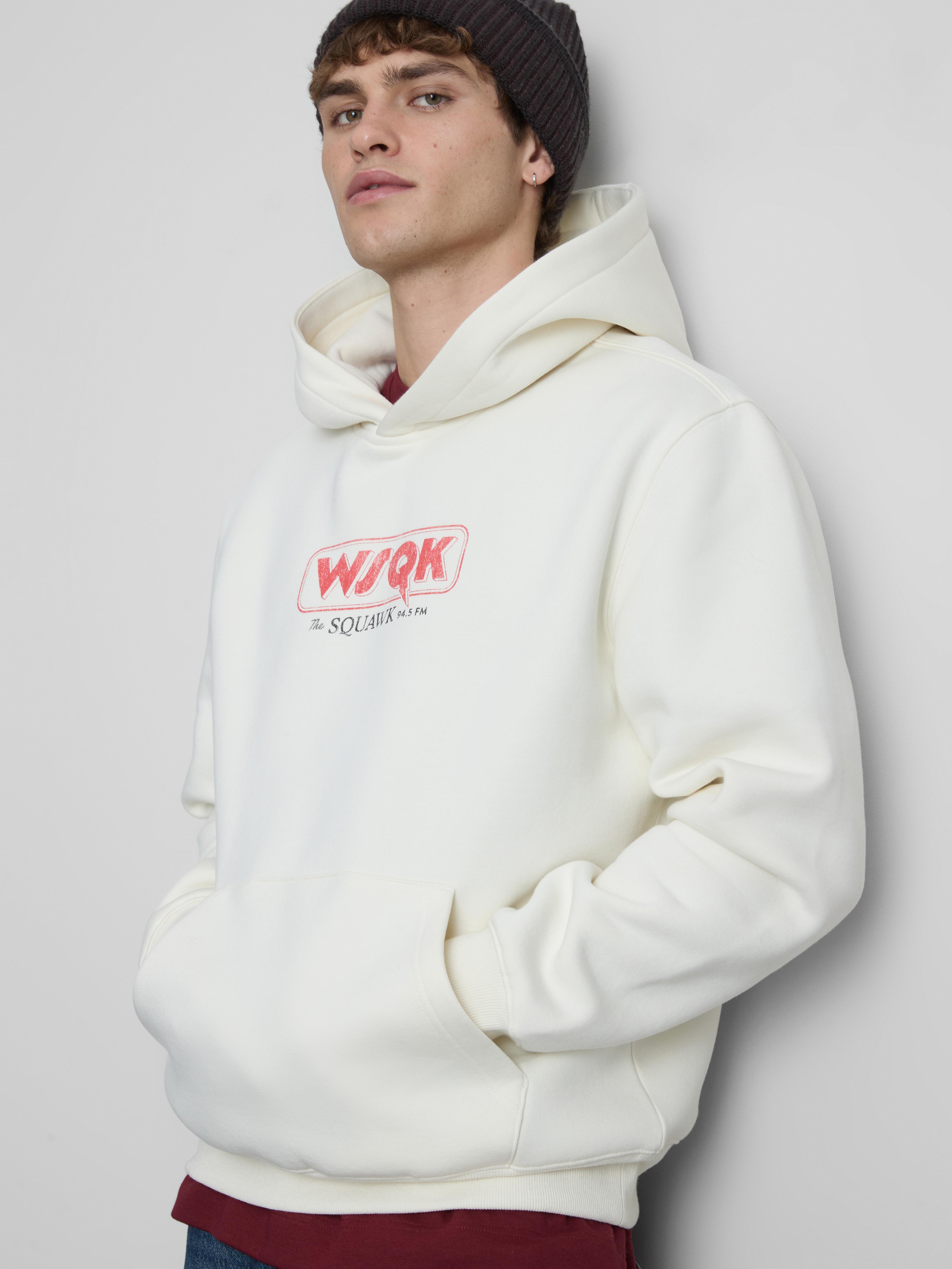 Sweat à capuche oversize à motif Stranger Things - Écru - Homme | Primark