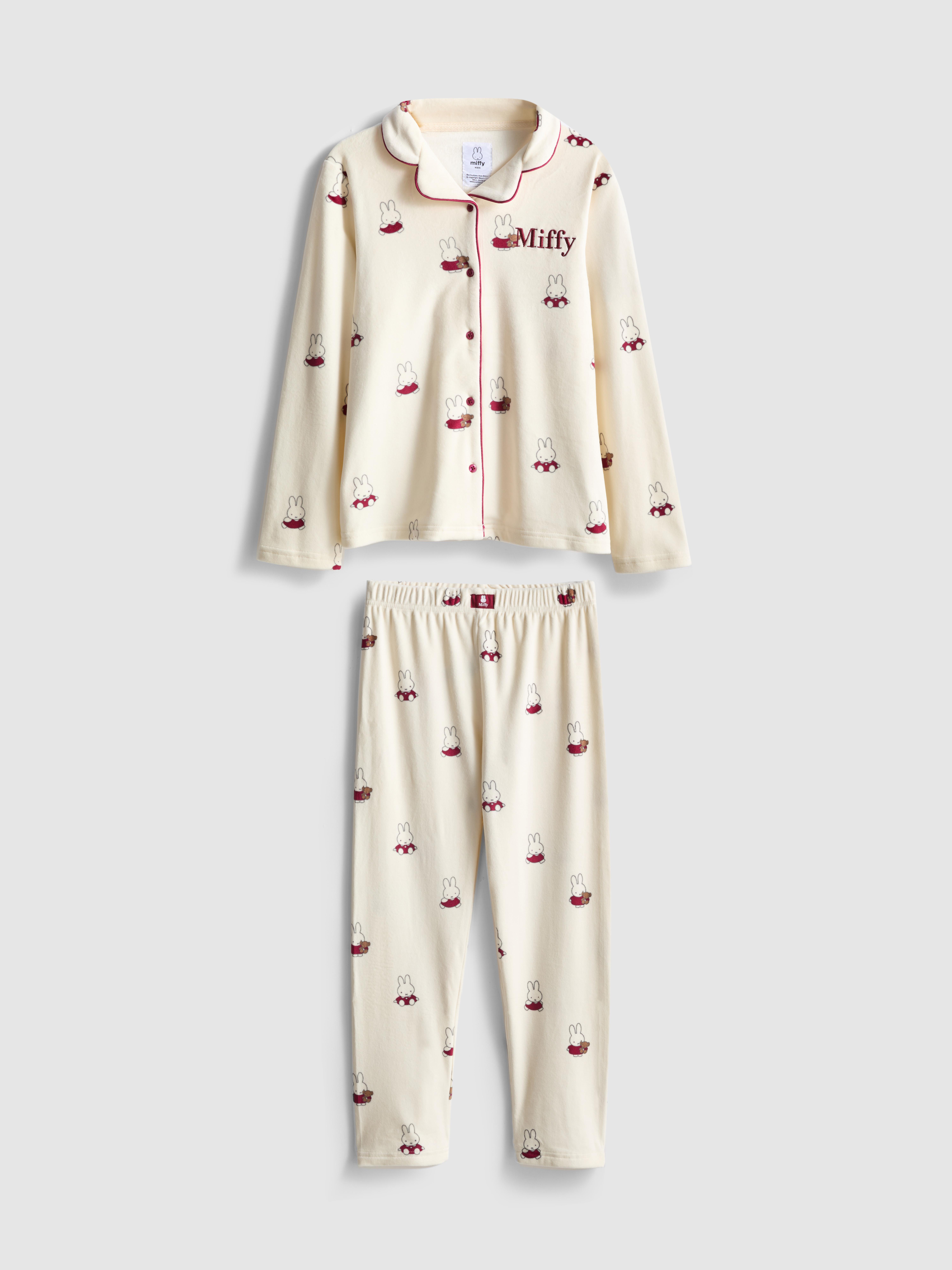 Girls White 5-15yrs | Kid's Miffy Family Twinning Shirt Pyjamas | Primark