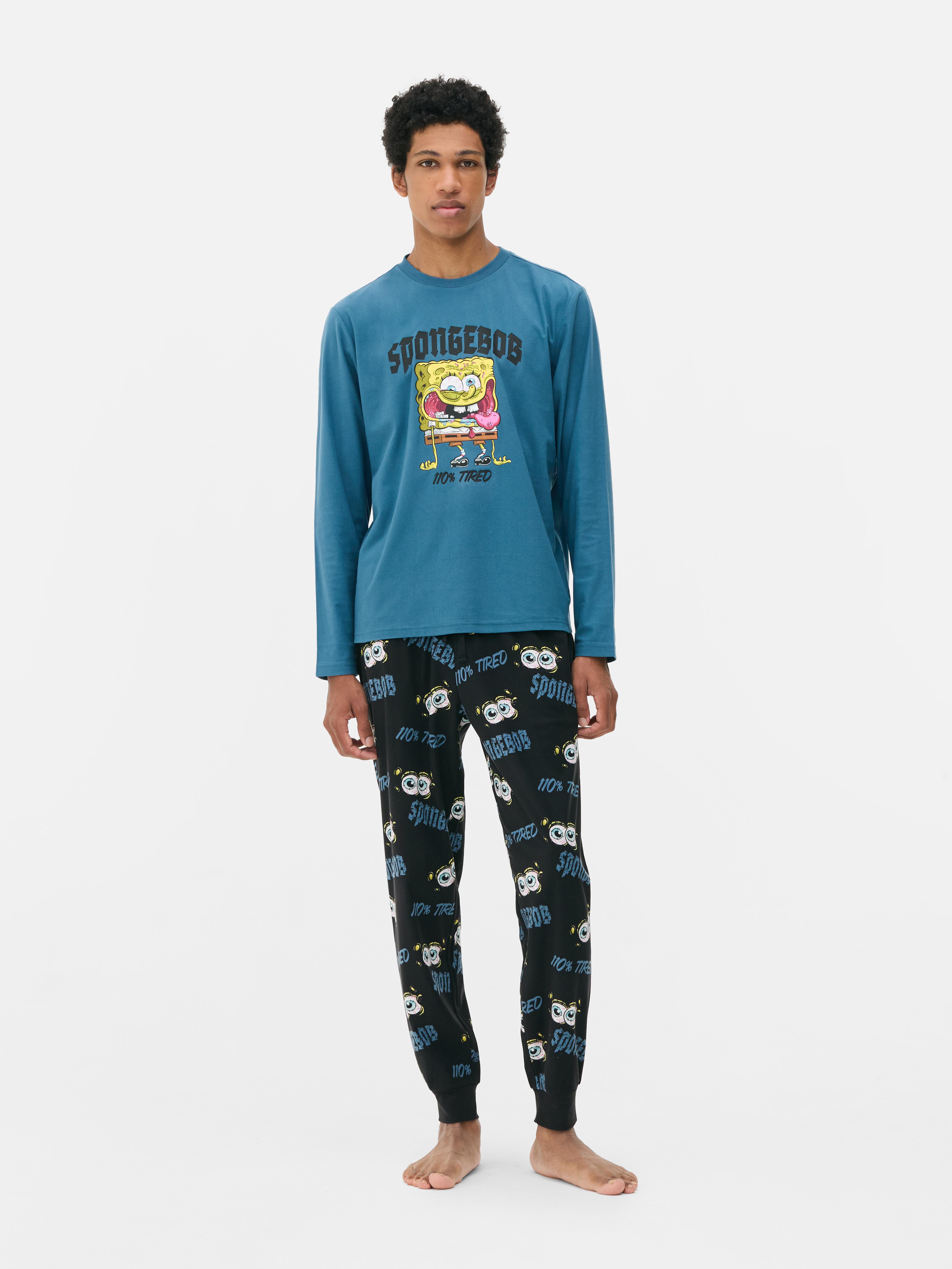 Mens Multi SpongeBob SquarePants Long Pyjamas | Primark