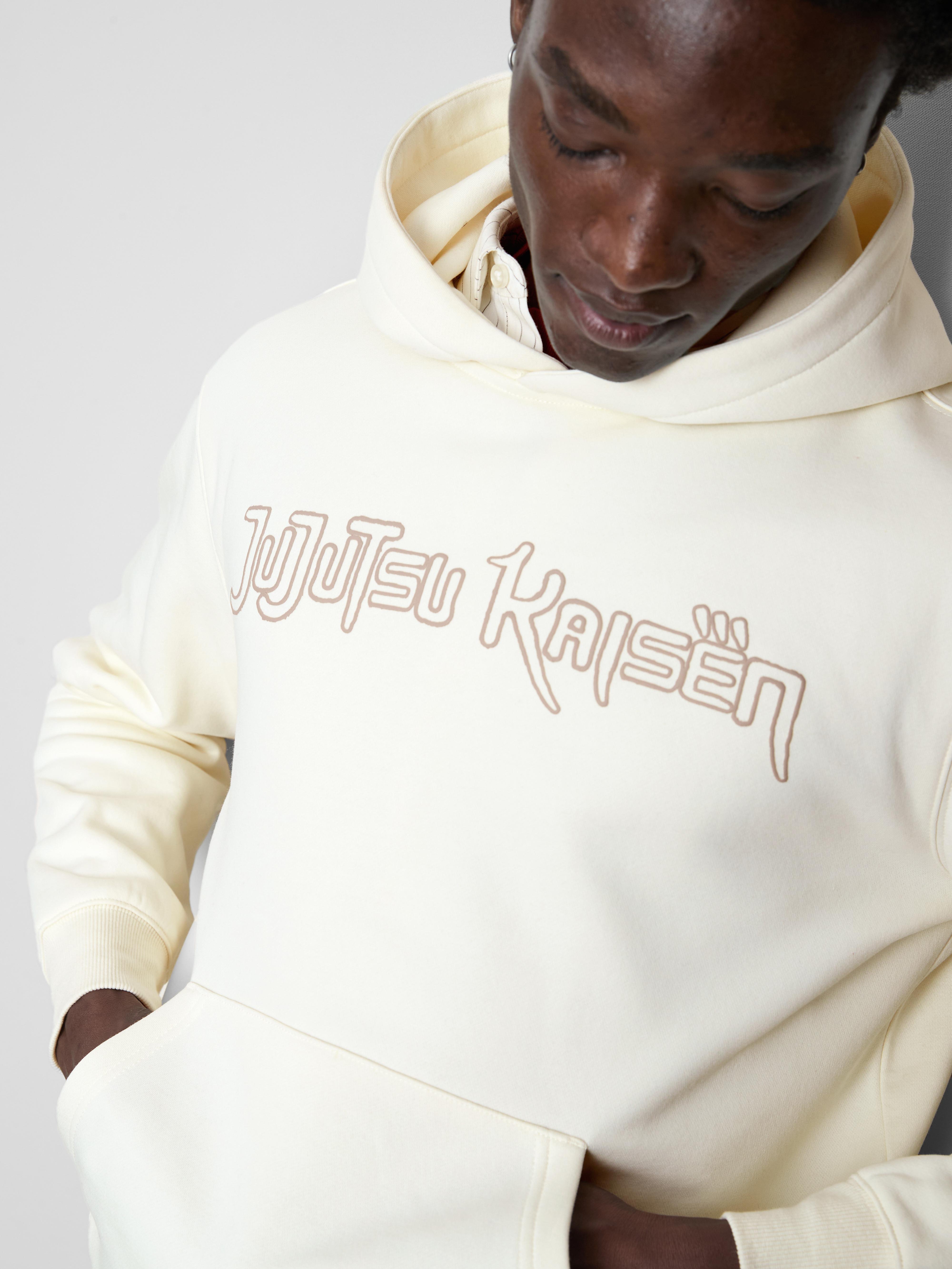 Men's Ivory Jujutsu Kaisen Graphic Hoodie | Primark