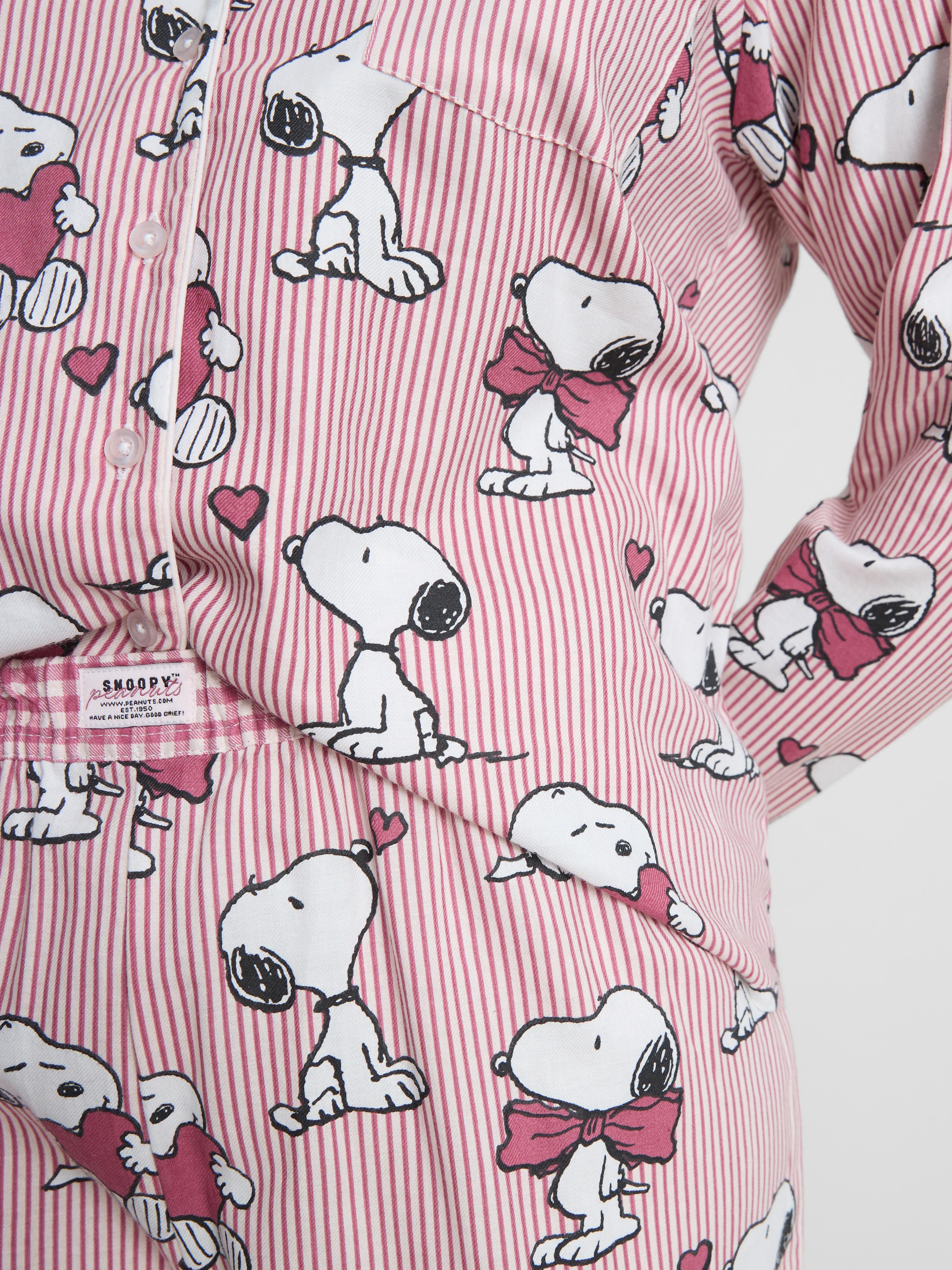 Womens Red Snoopy Cotton Flannel Pyjama Bottoms | Primark
