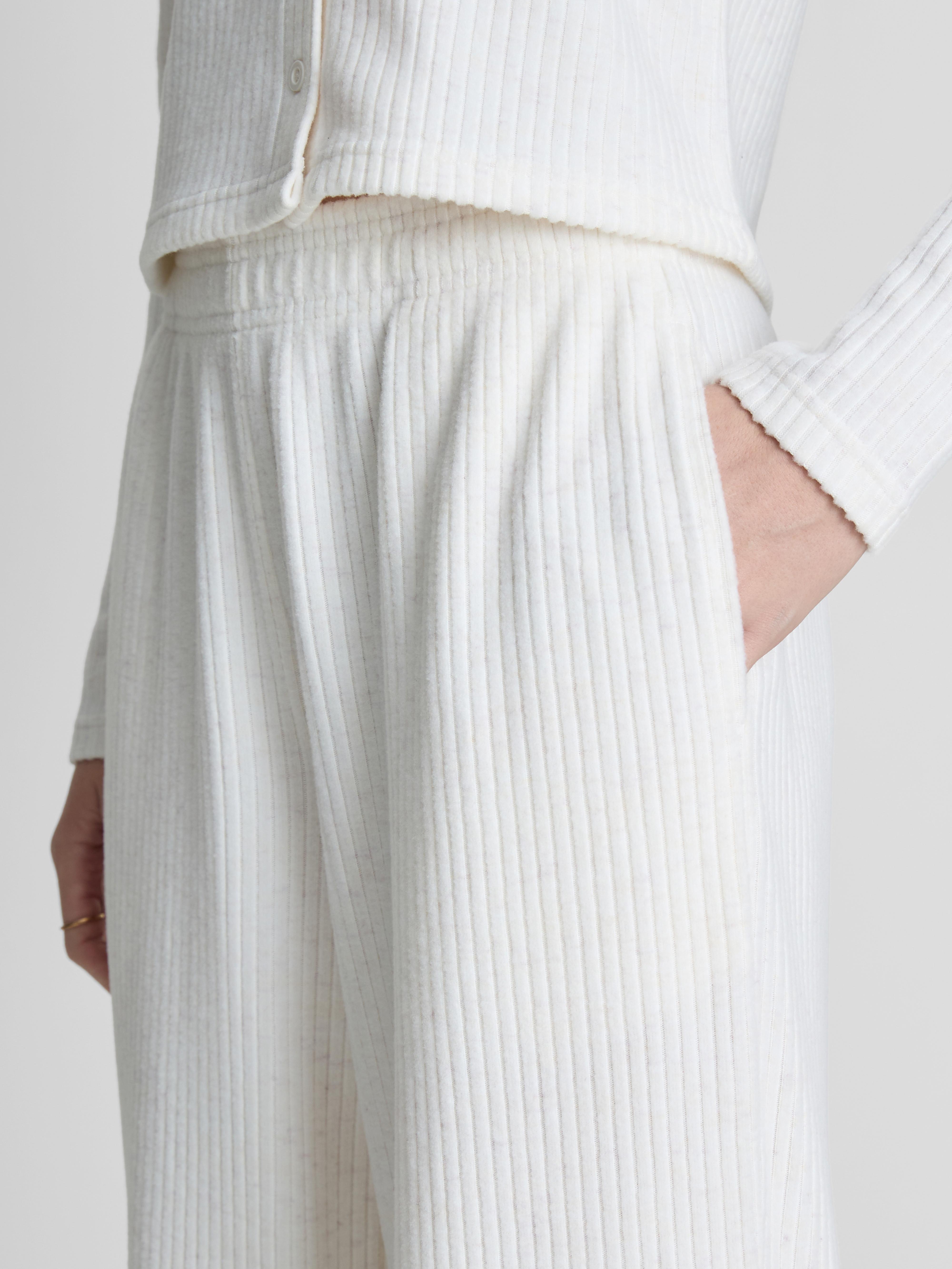 Womens Oatmeal MAJOR FIND | Cosy Ribbed Straight Leg Joggers | Primark