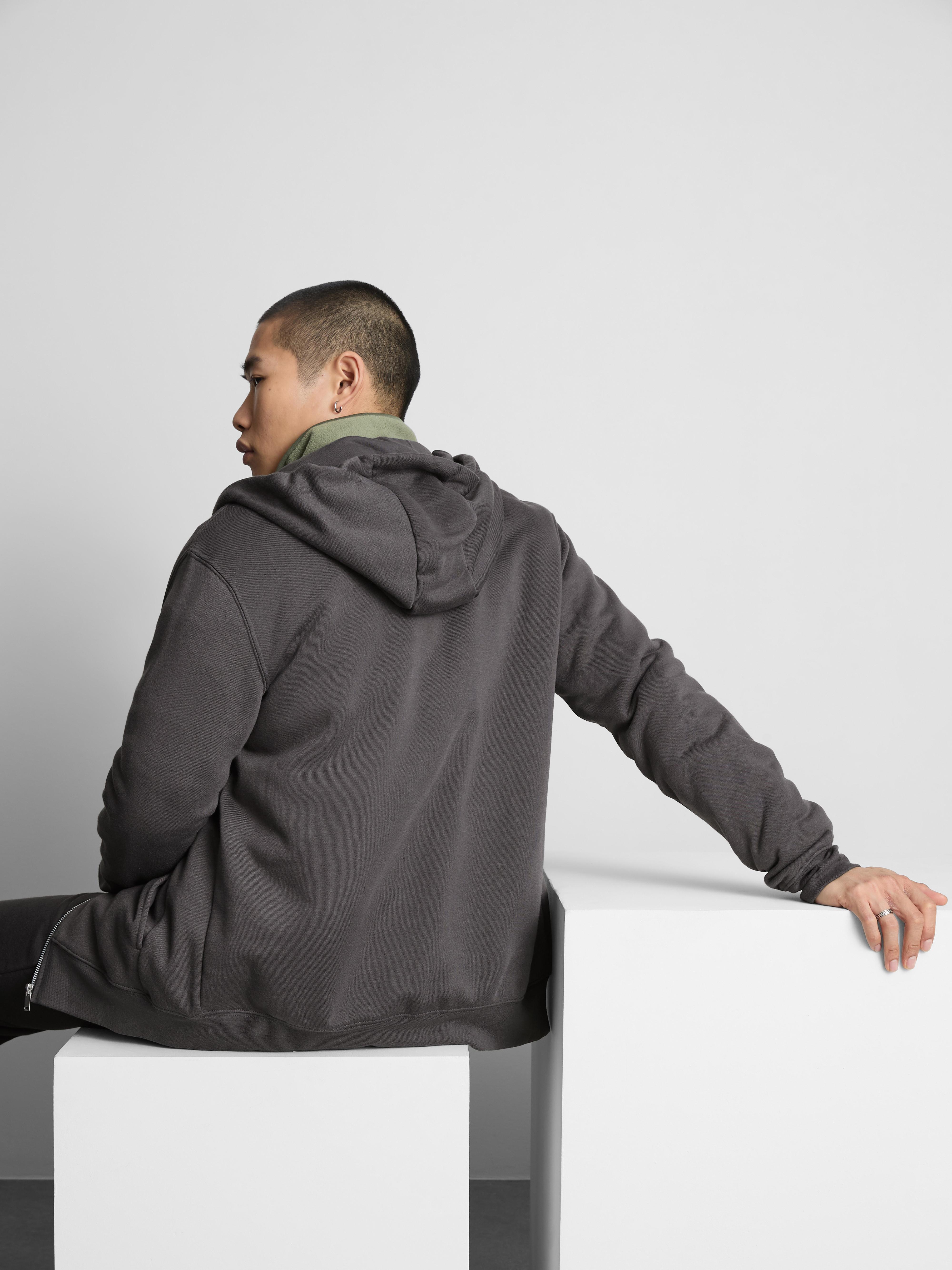 Mens Charcoal 2pk Essential Zip-Up Hoodies | Primark