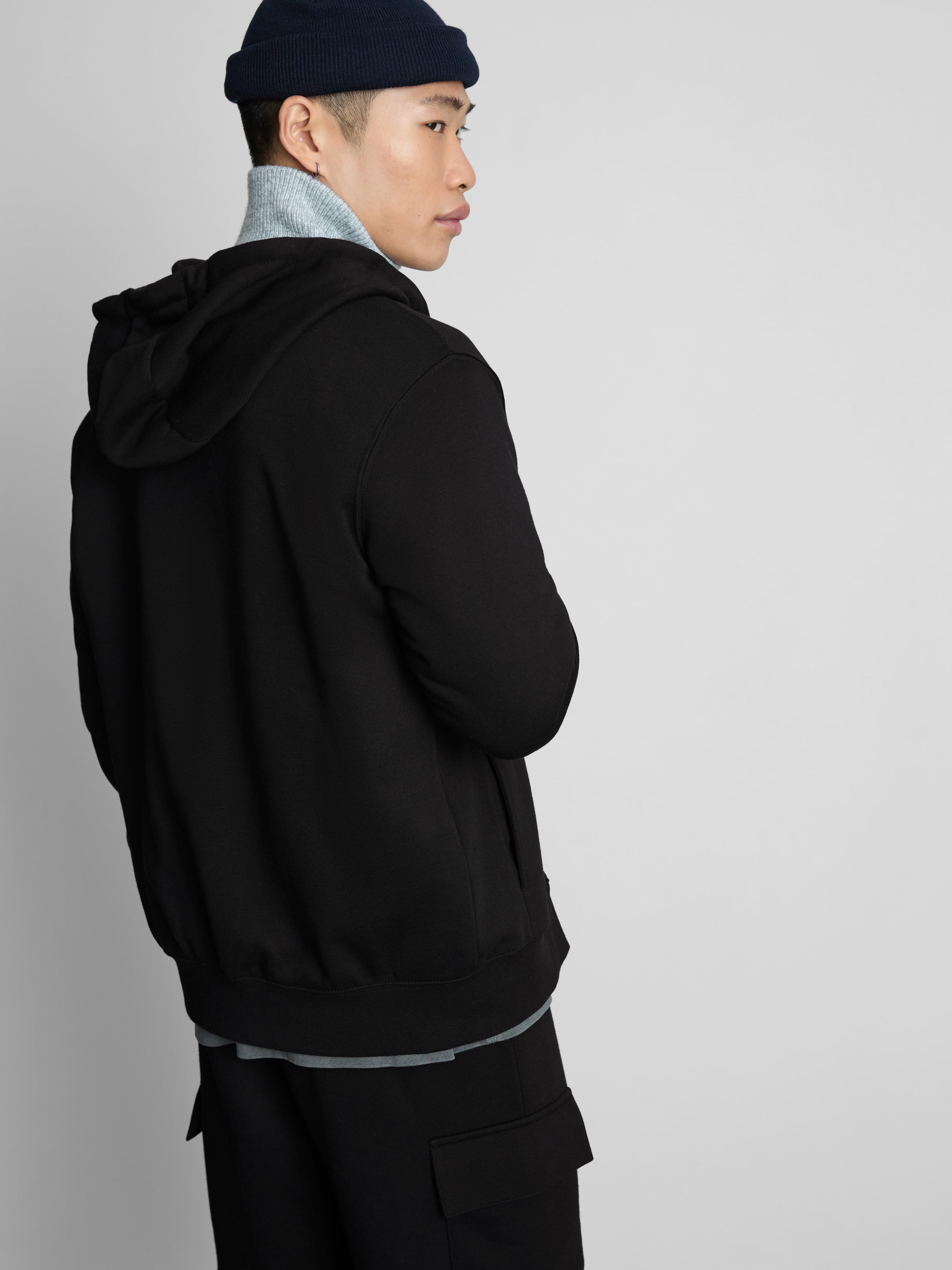 Mens Black 2pk Essential Zip-Up Hoodies | Primark
