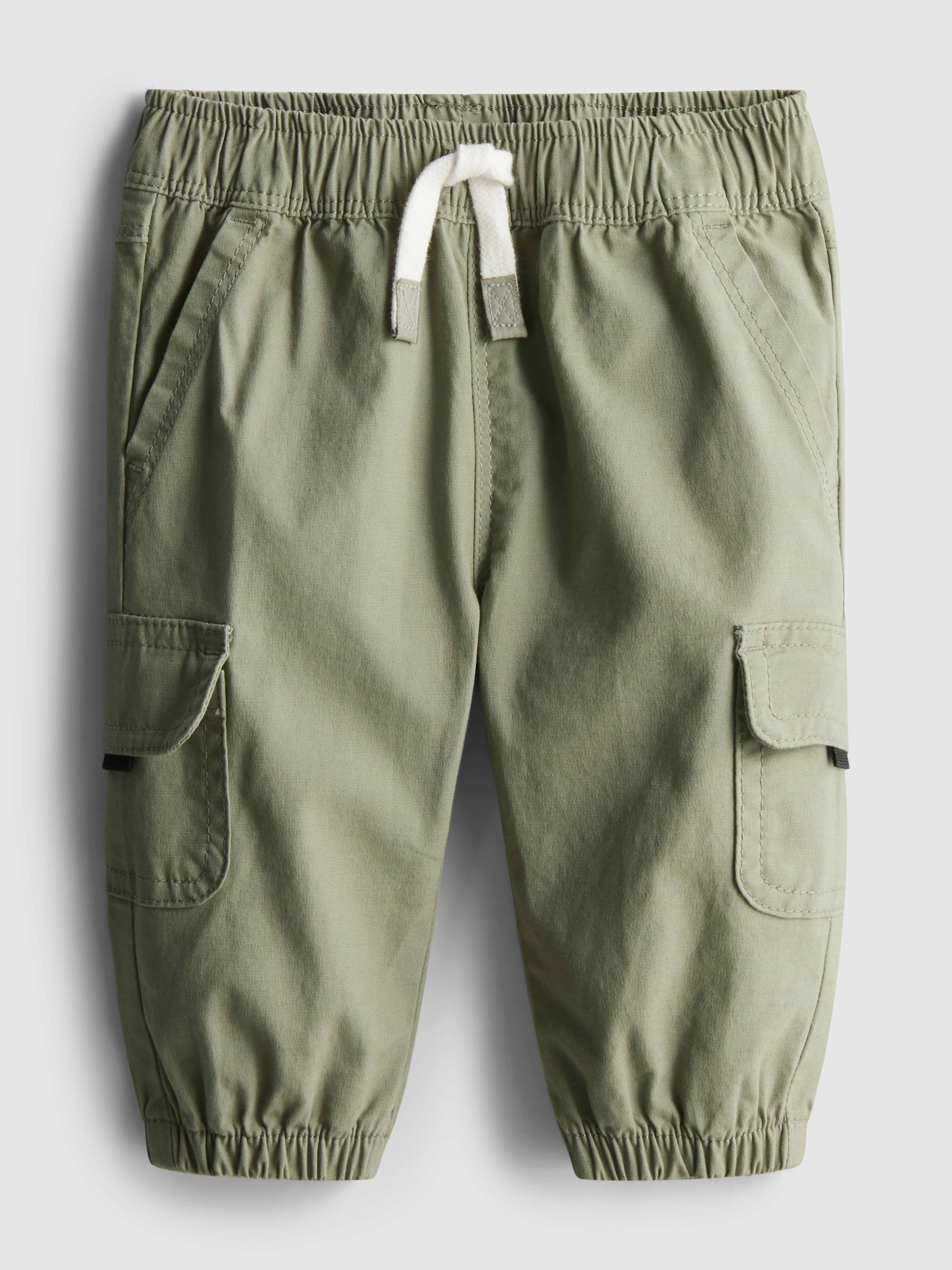 Baby Boys Olive 0-36mths | Cuffed Cargo Pants | Primark