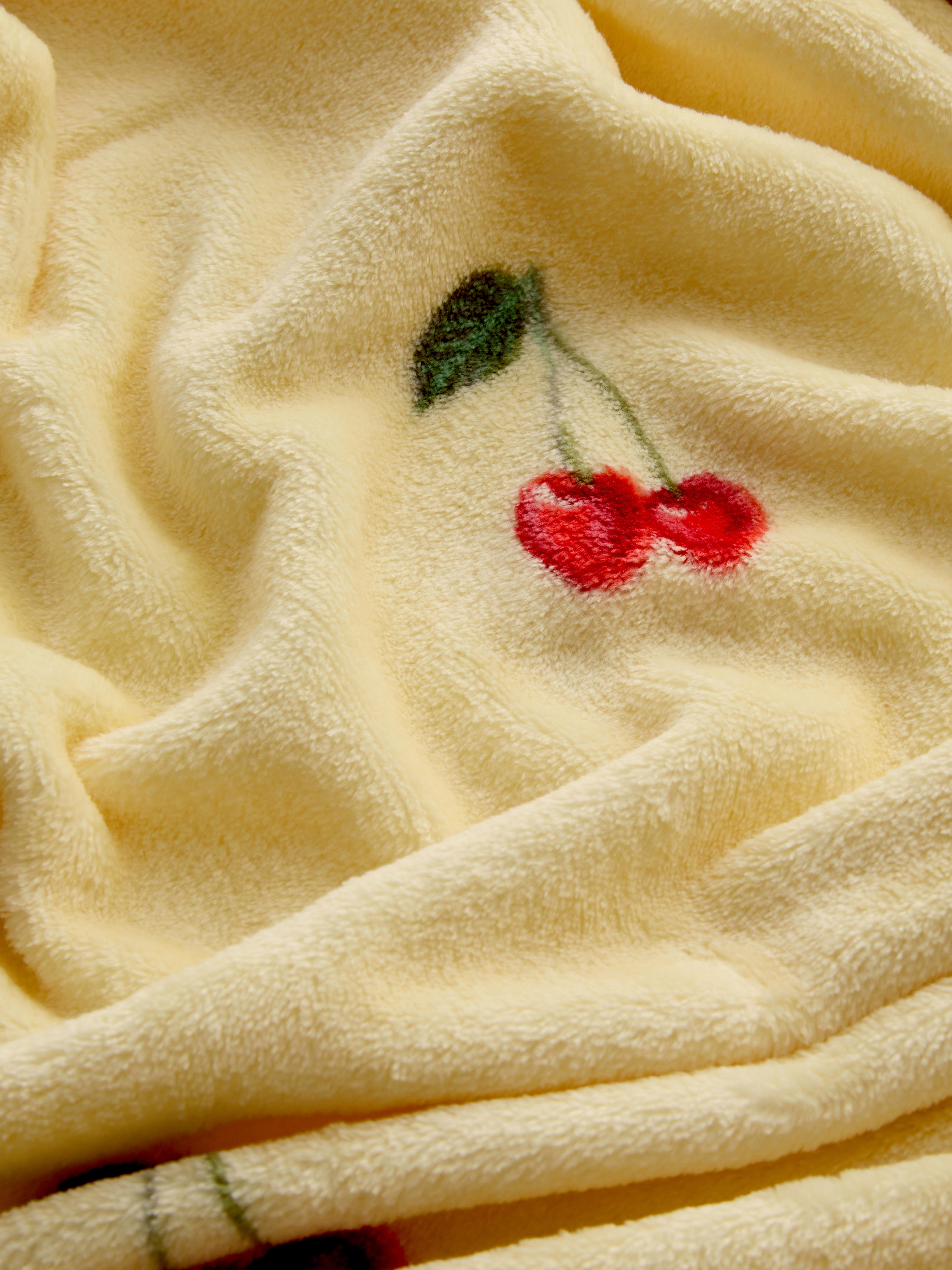 Yellow Cherry Throw | Primark