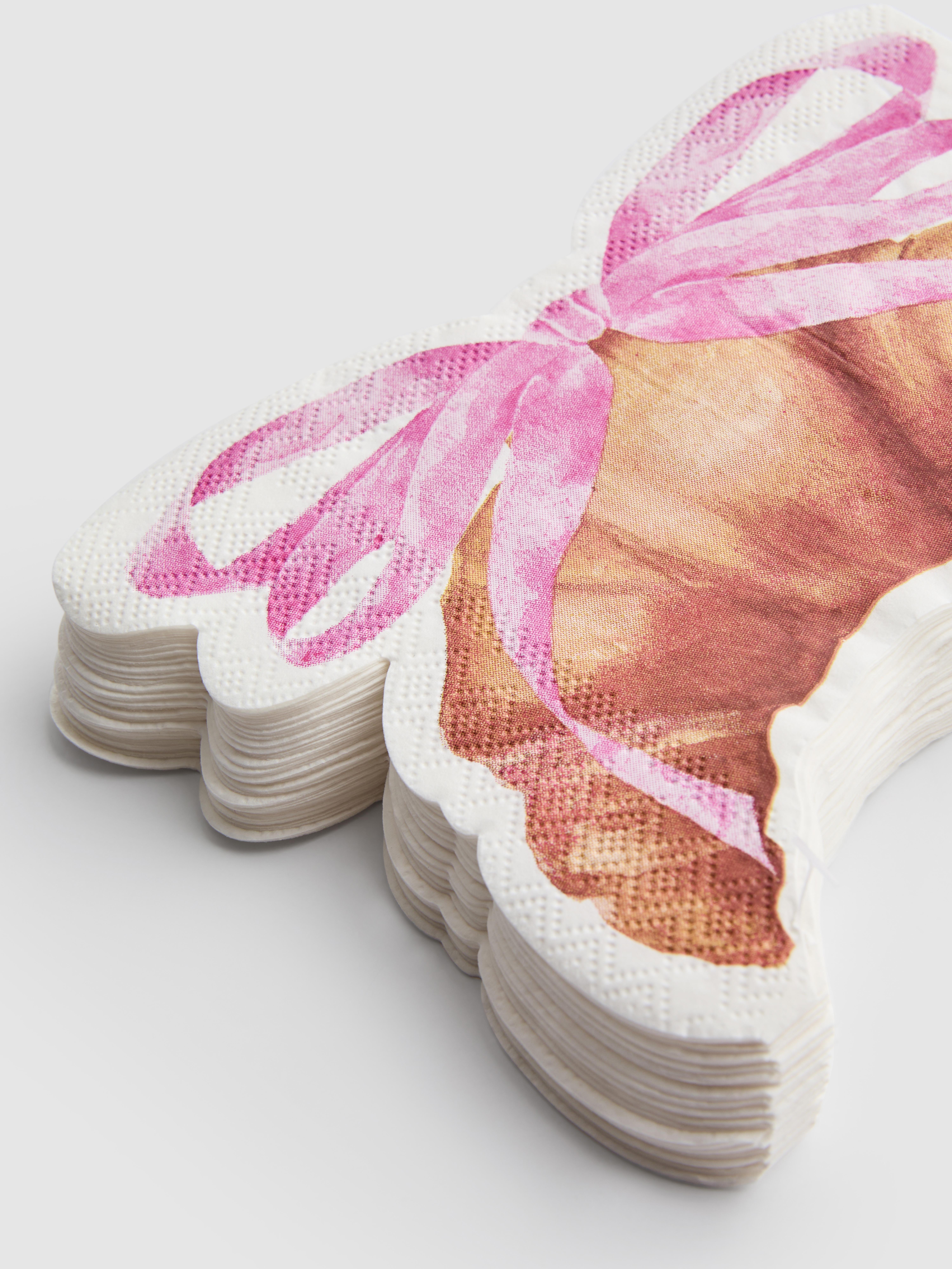 Brown Croissant Shaped Paper Napkins | Primark