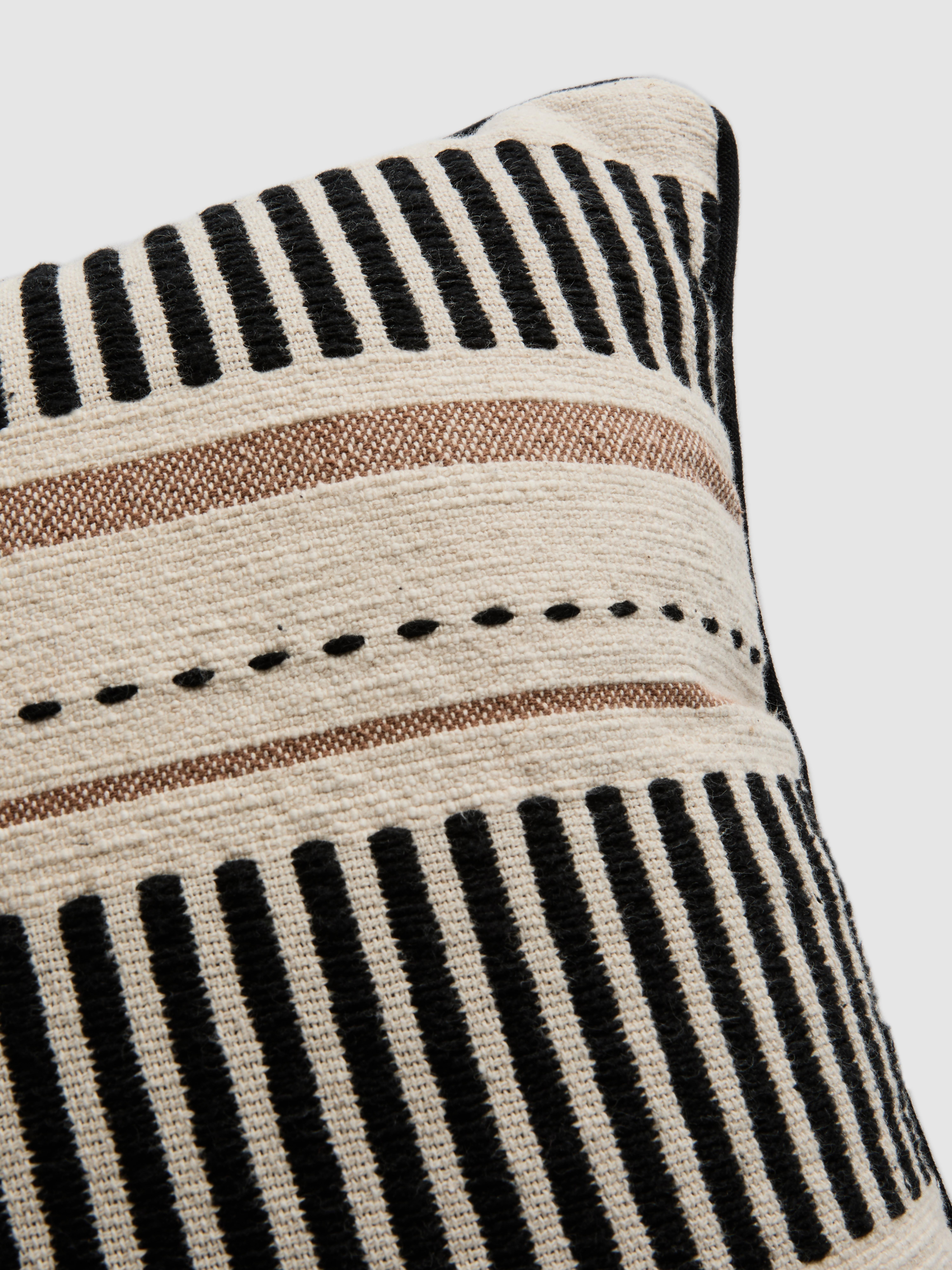 Cream Geometric Square Scatter Cushion | Primark