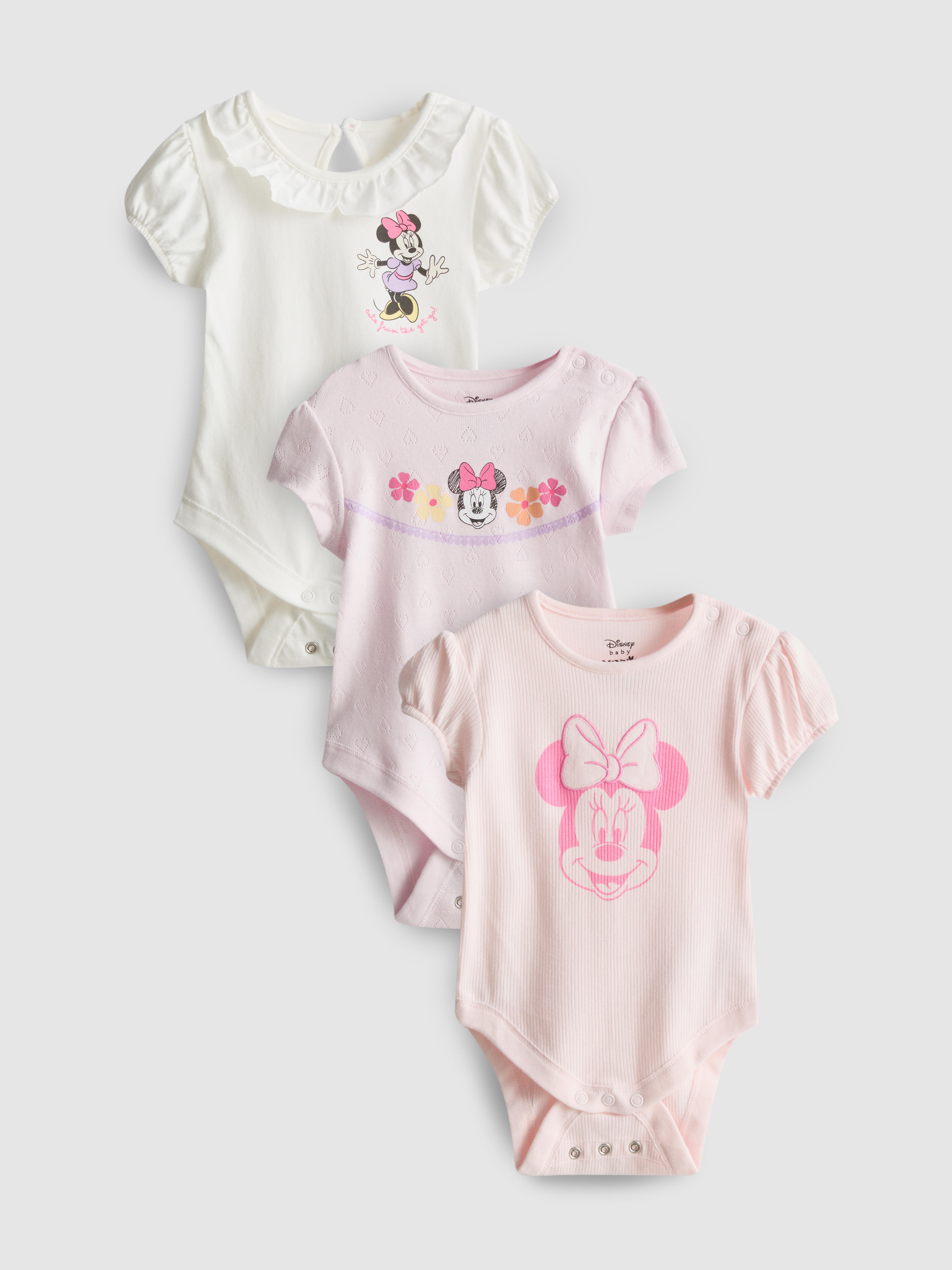 Baby Girls Pink 0-18mths | 3pk Disney's Minnie Mouse Room to Grow ...