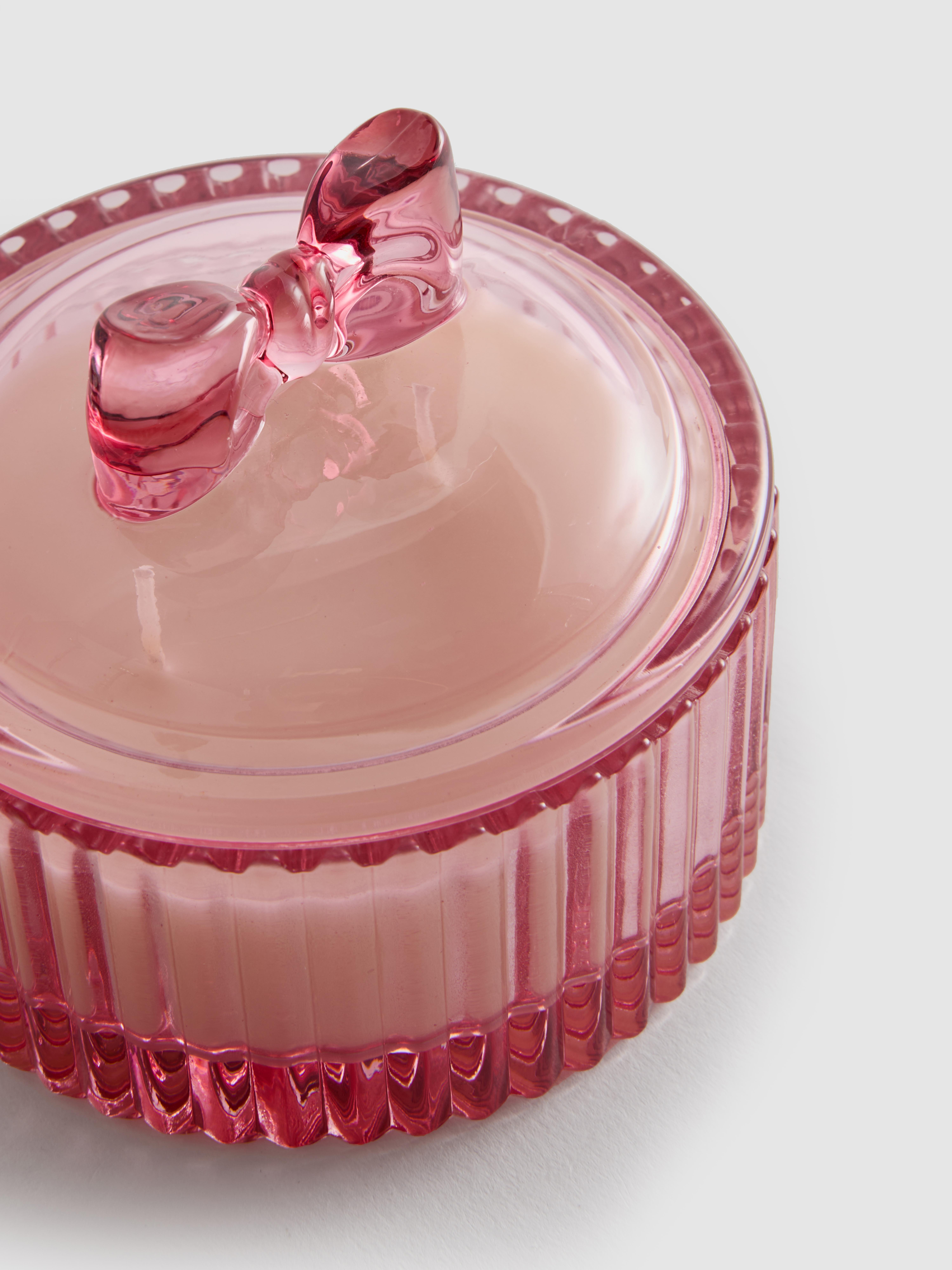 Light Pink Scented Candle In Glass Trinket Box | Primark