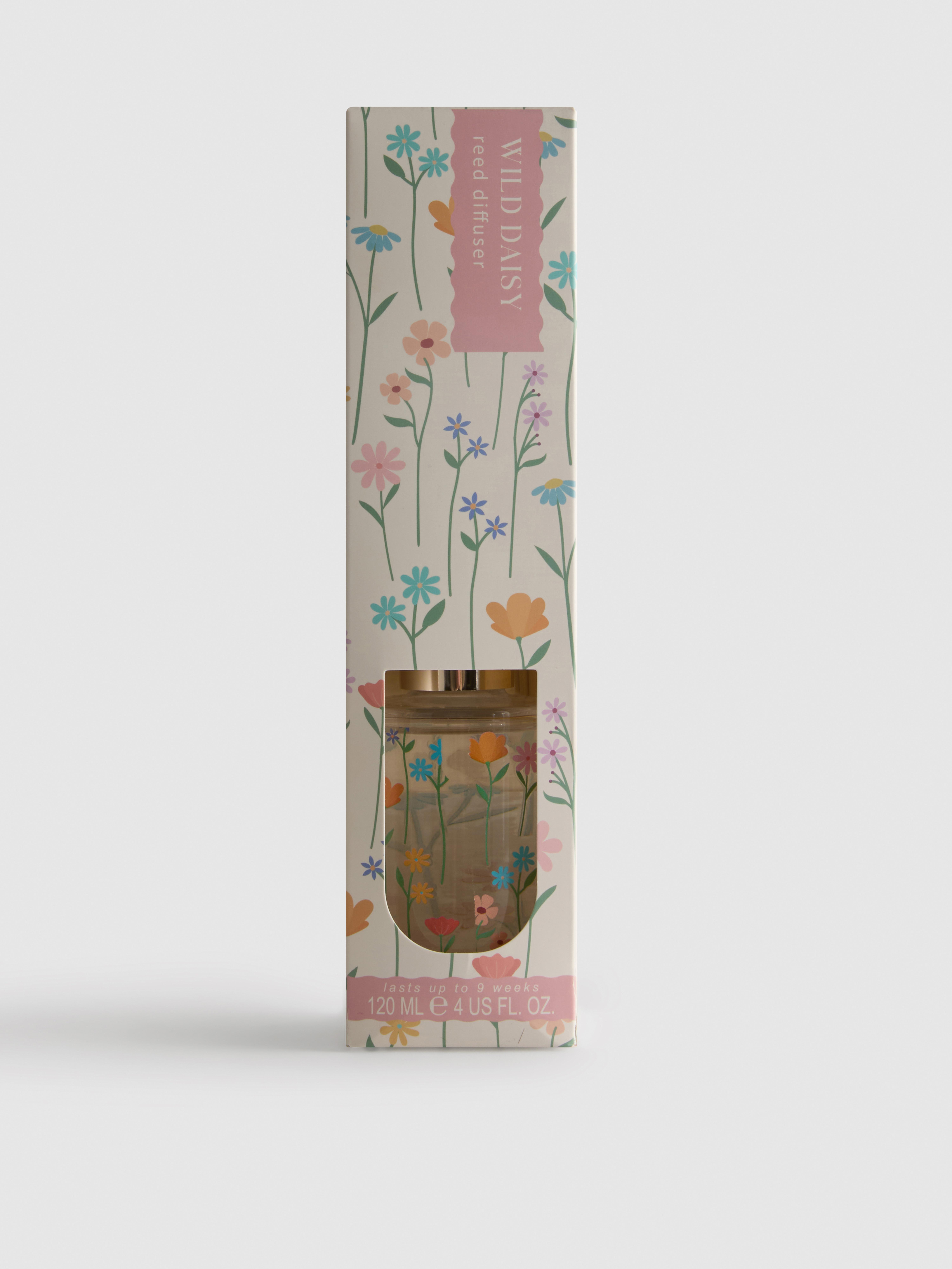 Multi Scented Reed Diffuser In Painted Floral Jar | Primark